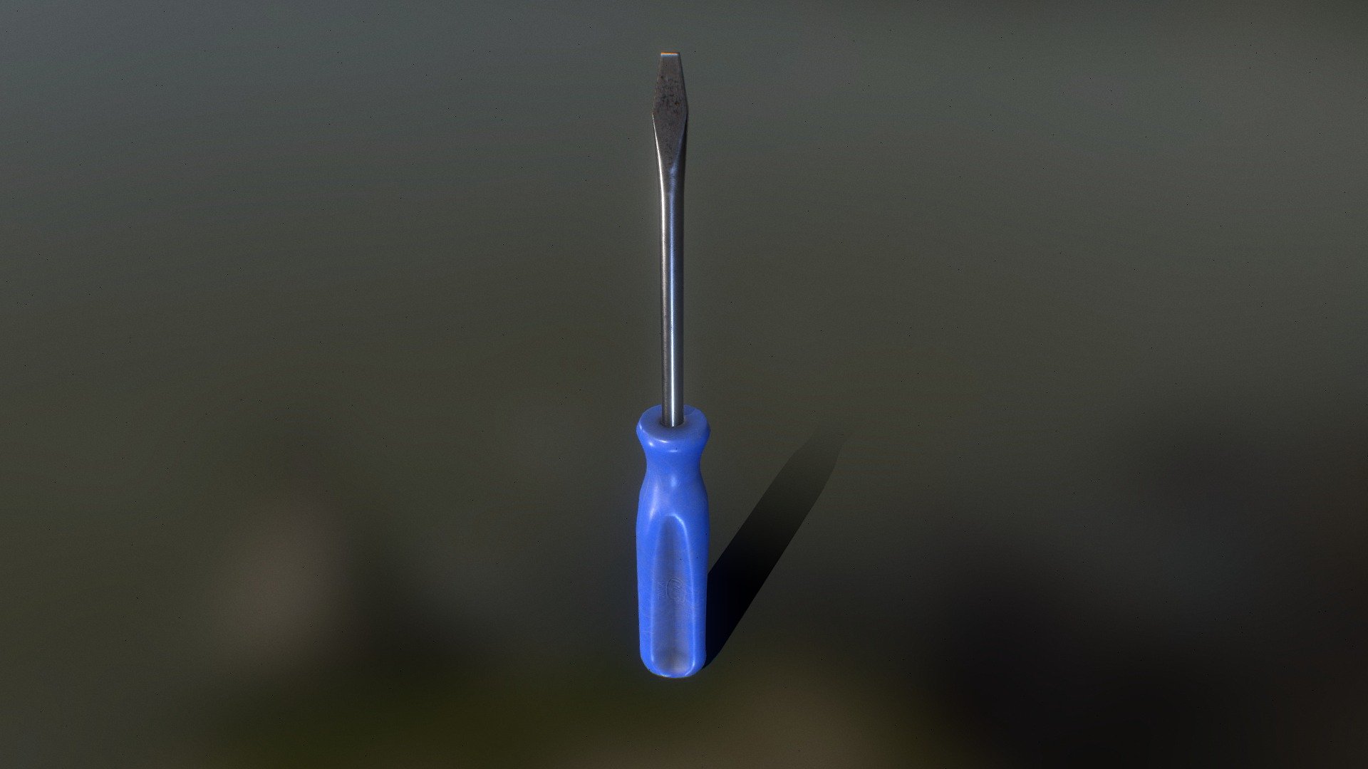Blue Screwdriver - Download Free 3D model by Vladislav Andreenko ...
