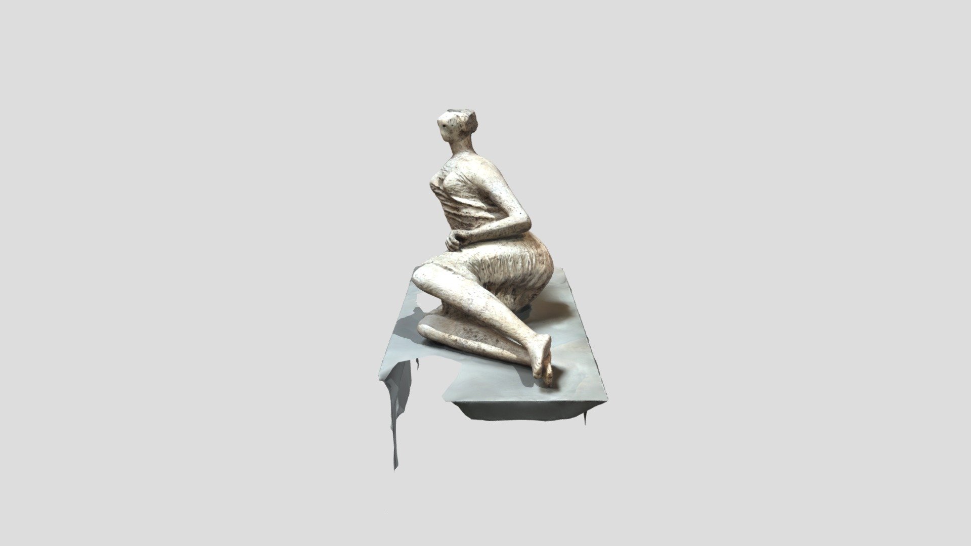Henry Moore, Draped Reclining Woman 1957-58, AGO - Download Free 3D ...