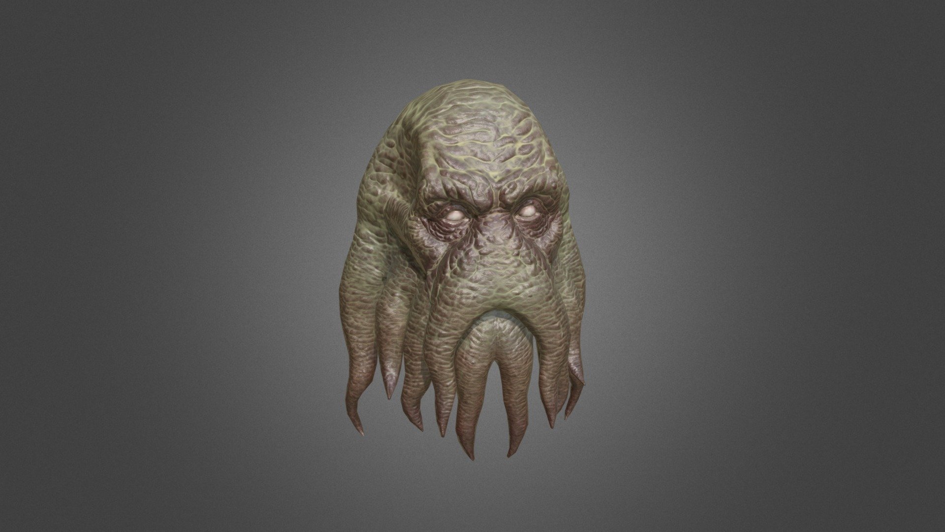 Cthulhu Mask Props Lowpoly game asset - 3D model by thomas_h44 [11f0479 ...