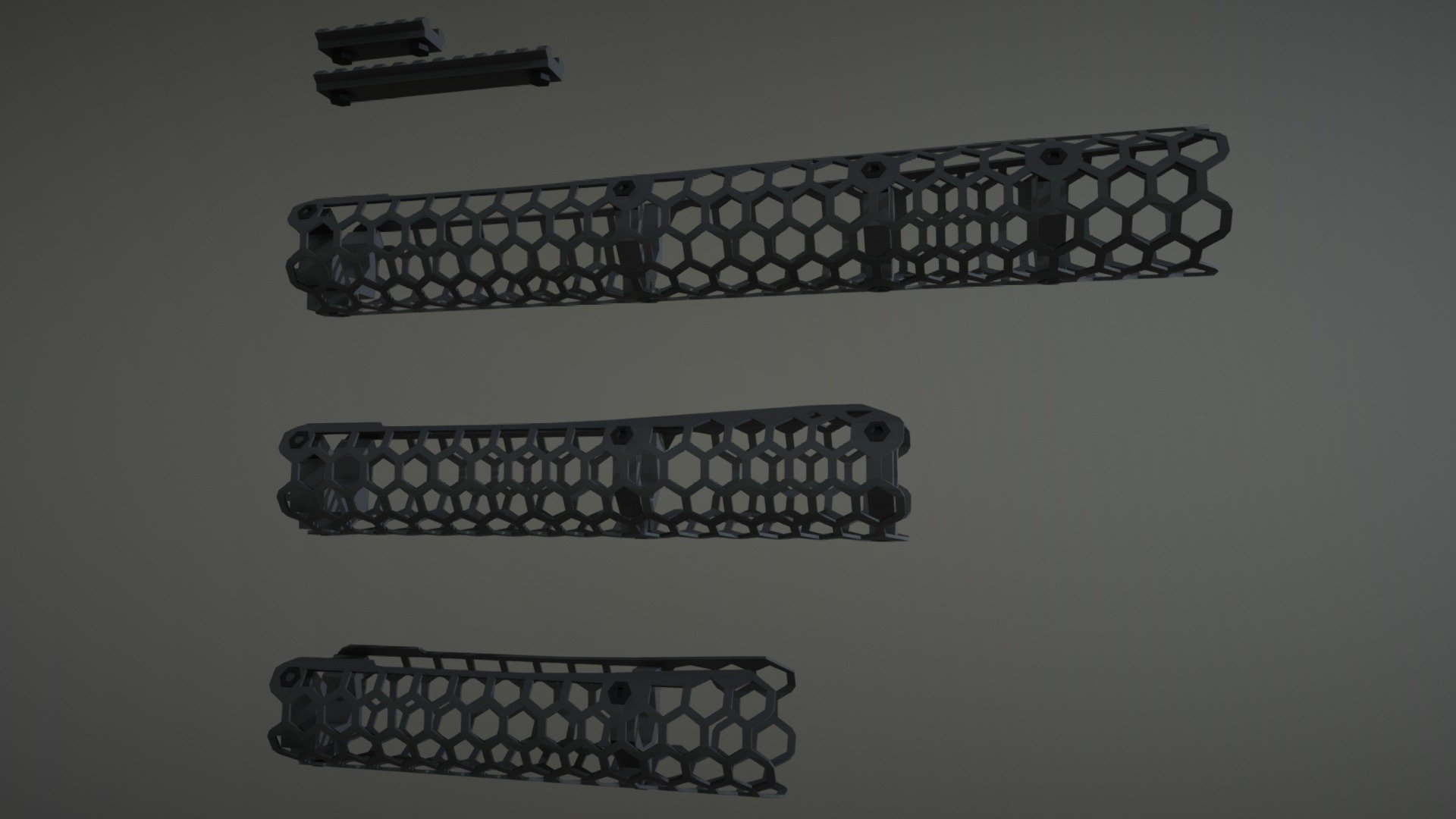 Low-Poly AK "Hexagon" Handguard. - Download Free 3D model by ...