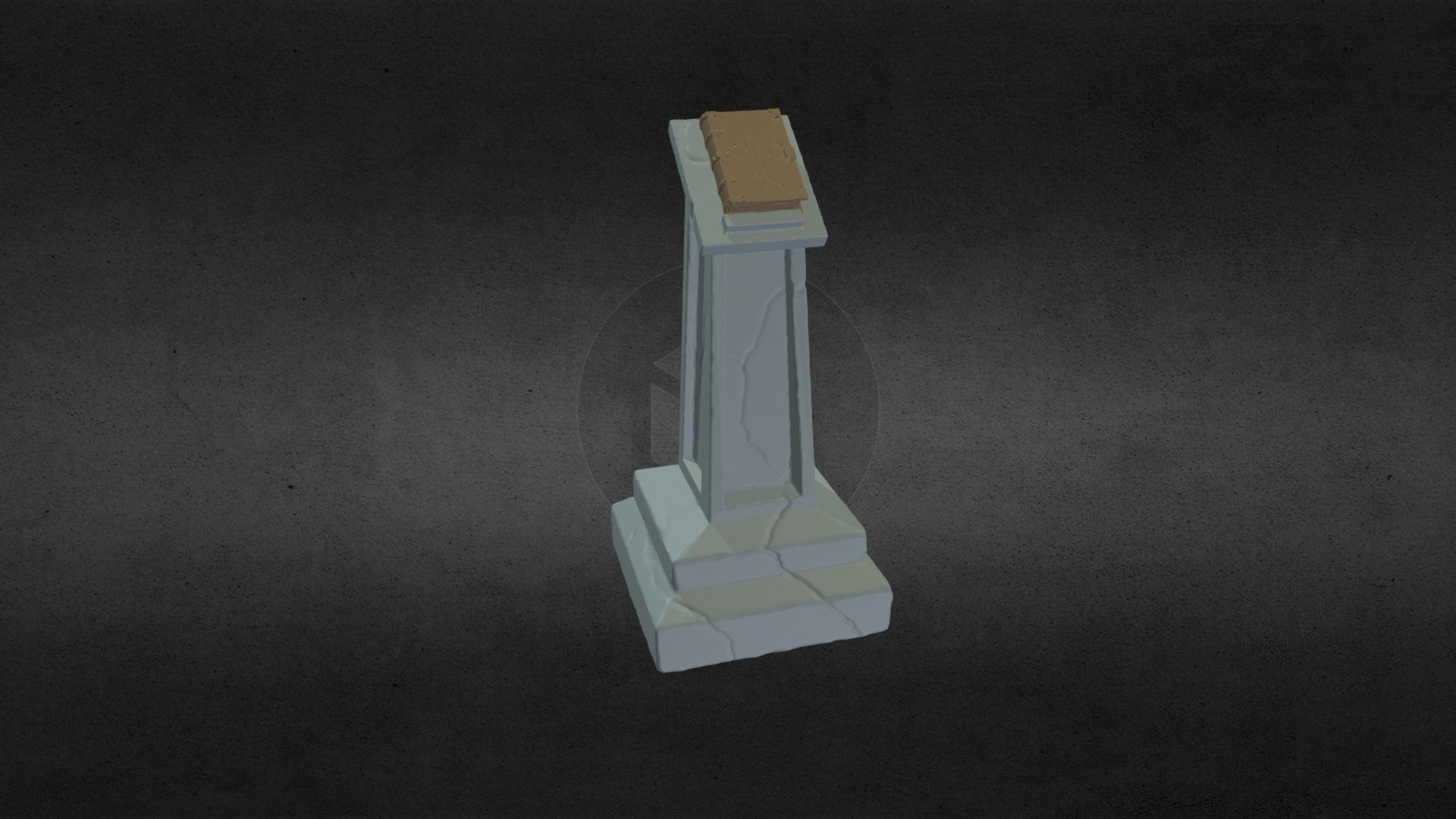 Lectern with book - Atril con libro - Download Free 3D model by ...