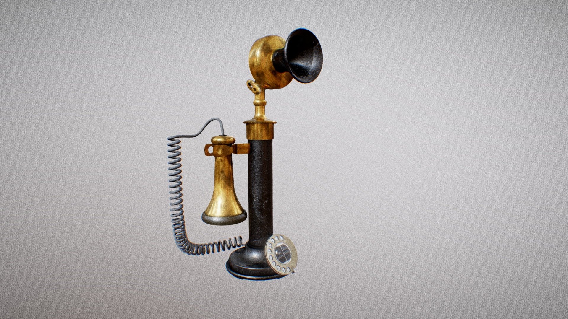 Candlestick telephone - 3D model by yuri_alogna (@yuri_gryphus ...