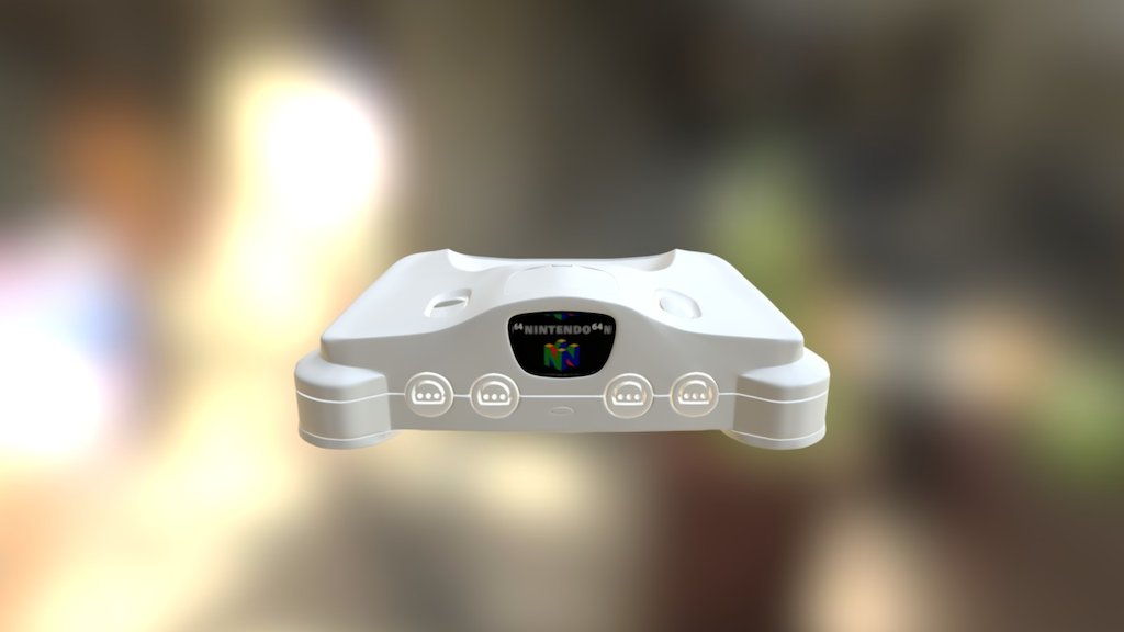 Nintendo64 System - 3D model by SomeDay (@Icestriker) [11f28d2] - Sketchfab