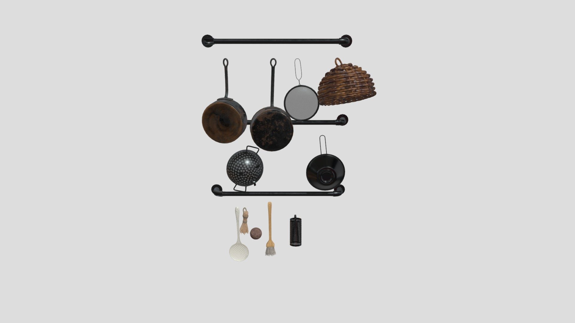 kitchen props 13 AM231 Archmodel - Buy Royalty Free 3D model by ...