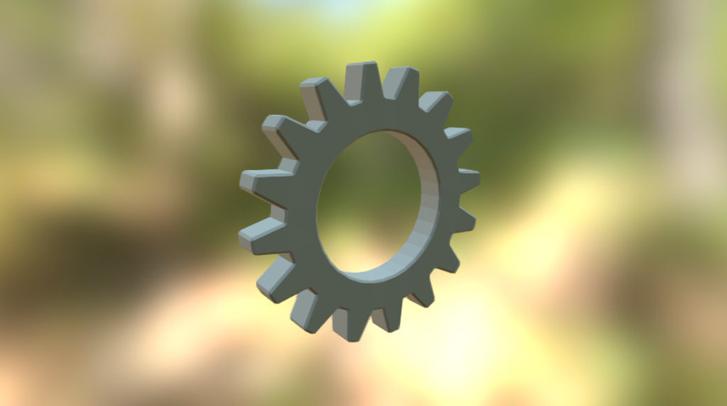 Gear - 3D model by roboticsatisfaction [11f5f1b] - Sketchfab