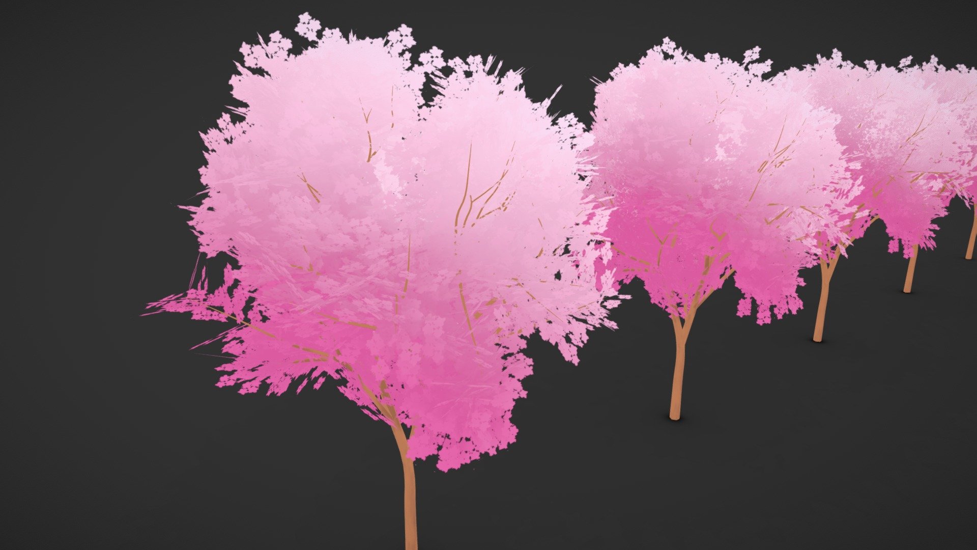 Stylized Cherry tree - 3D model by Tiagof33 [11f614e] - Sketchfab