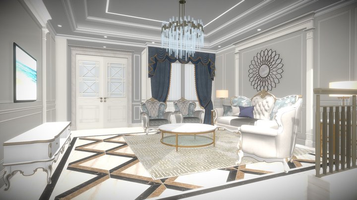 Living-room 3D models - Sketchfab