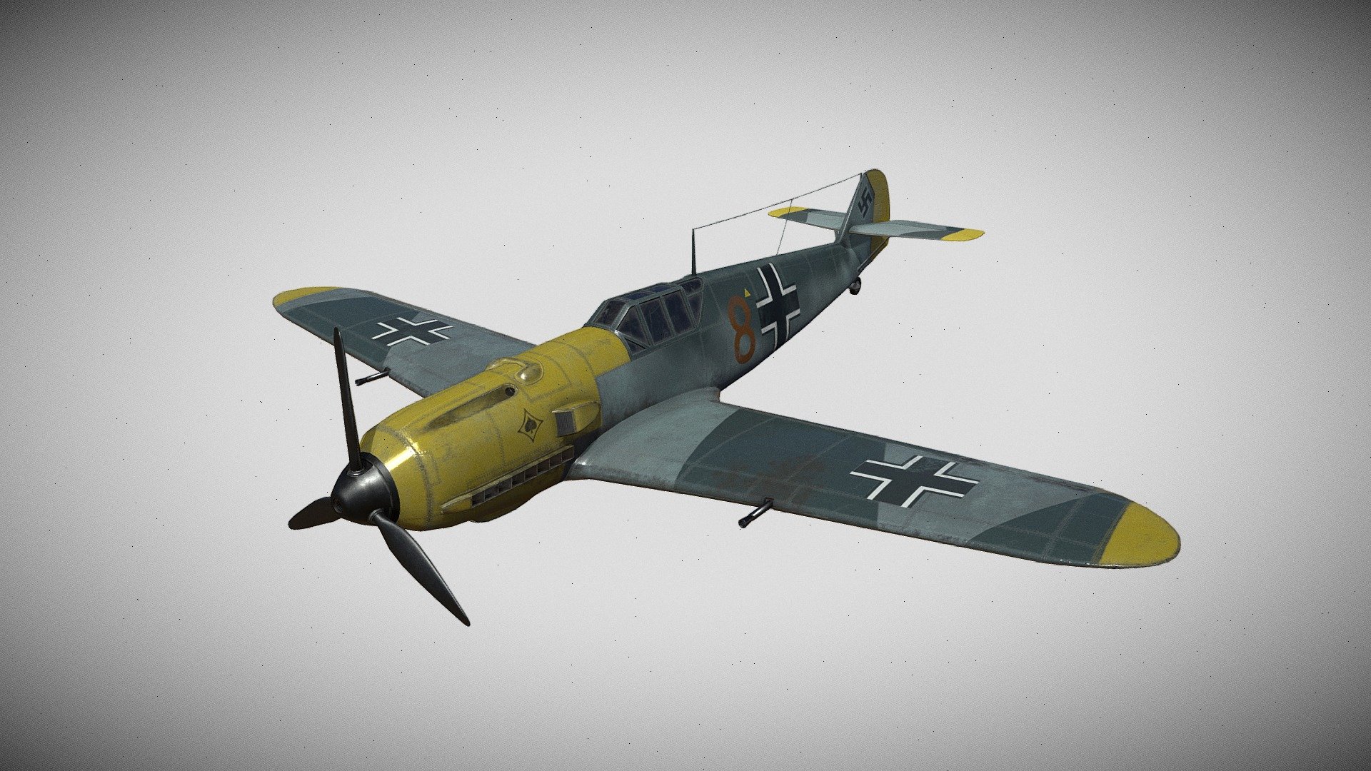 The Messerschmitt Bf 109 E3 - 3D model by Instytut Pamięci Narodowej (@InstytutPamieciNarodowej ...