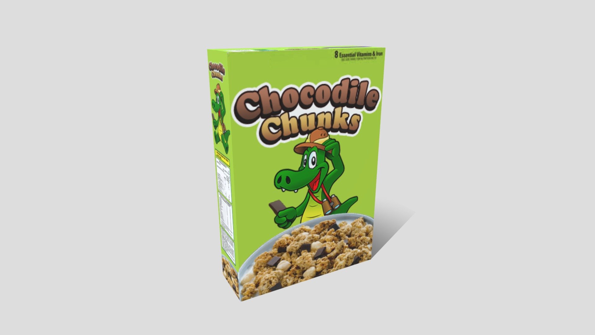 Cereal - Chocodile Chunks - Buy Royalty Free 3D model by MW 3D ...
