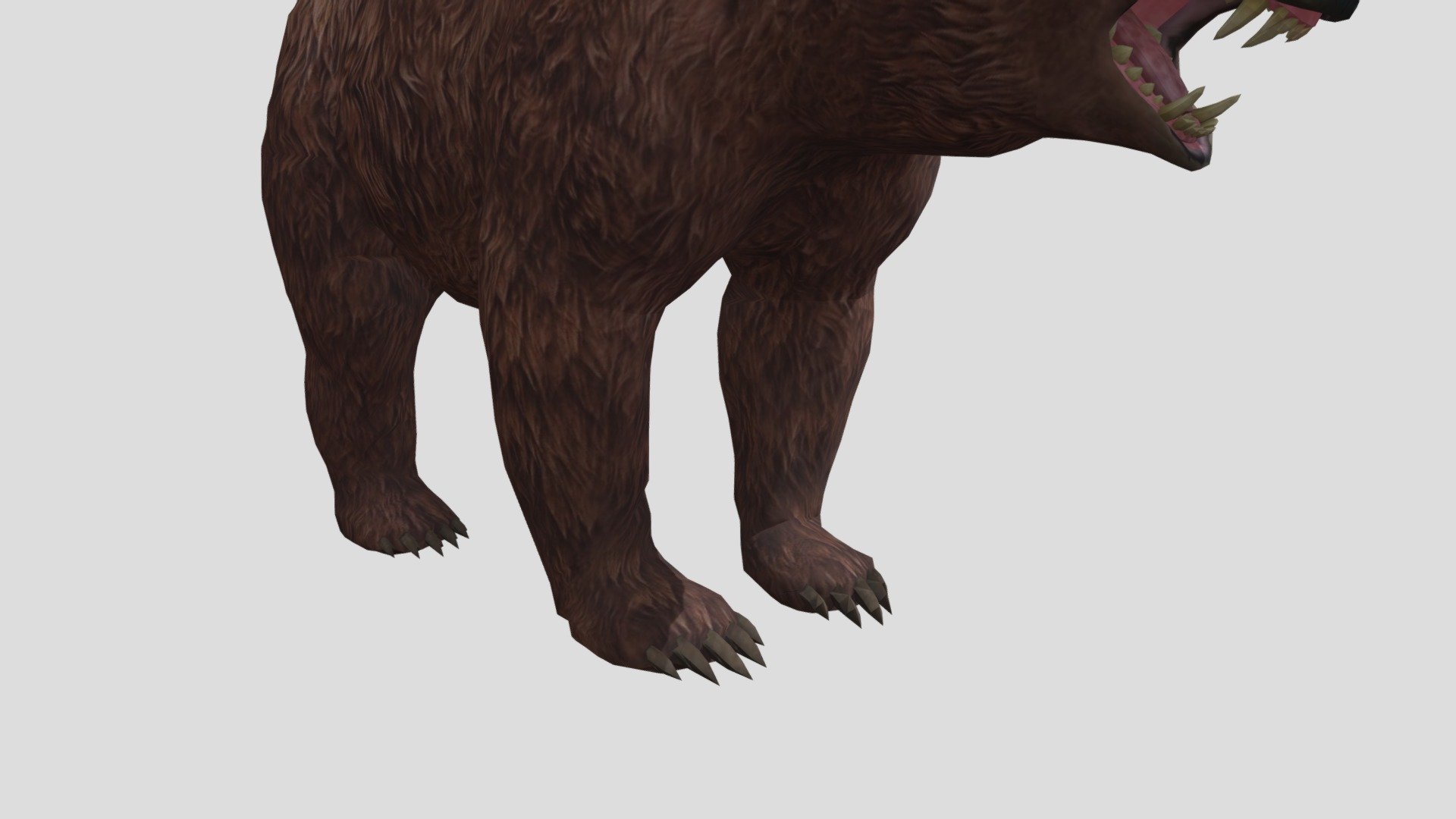 free realistic BEAR - Download Free 3D model by sulphur (@sulphurn ...