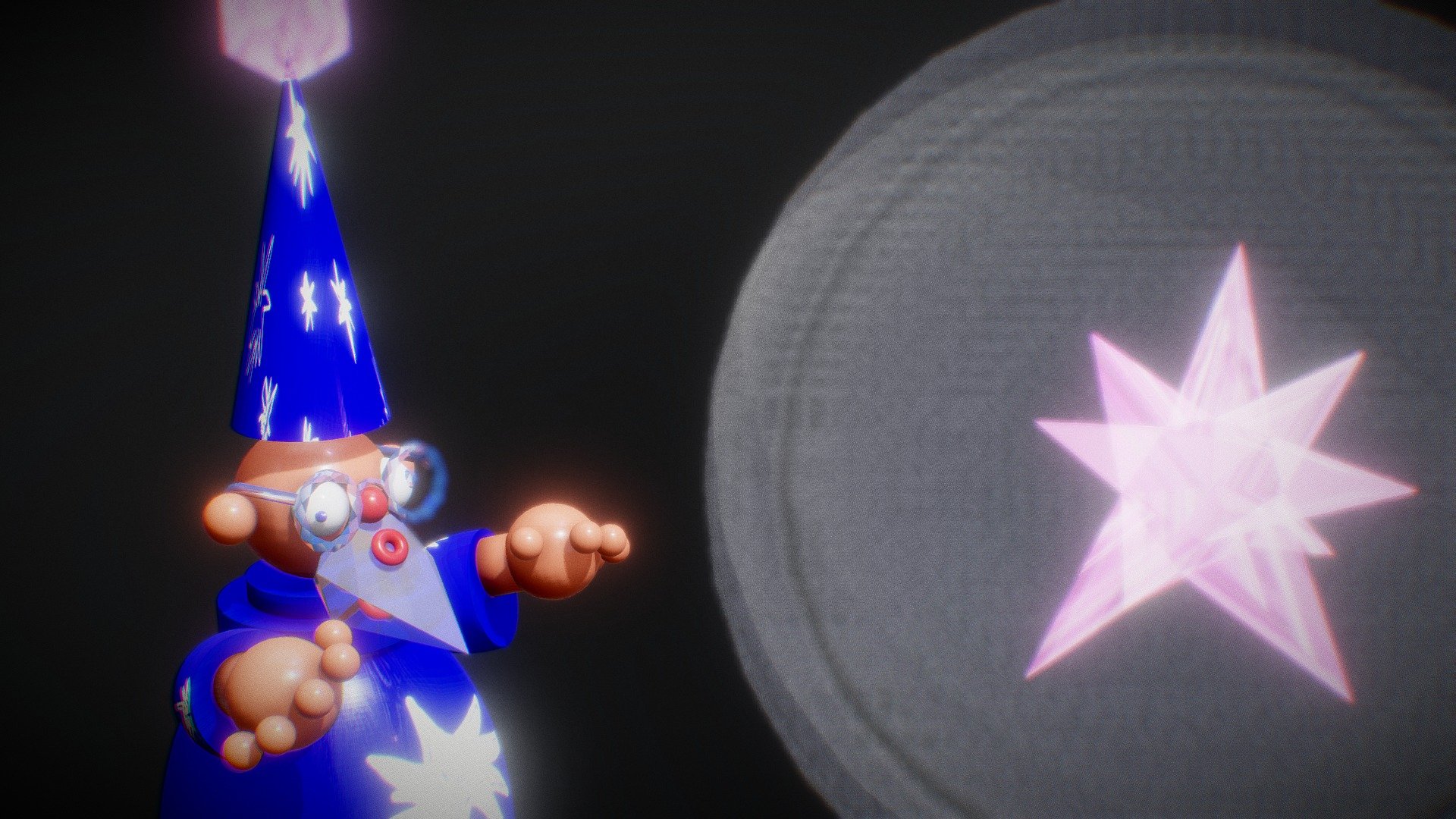 Crystal wizard - 3D model by mlena [11f94c4] - Sketchfab