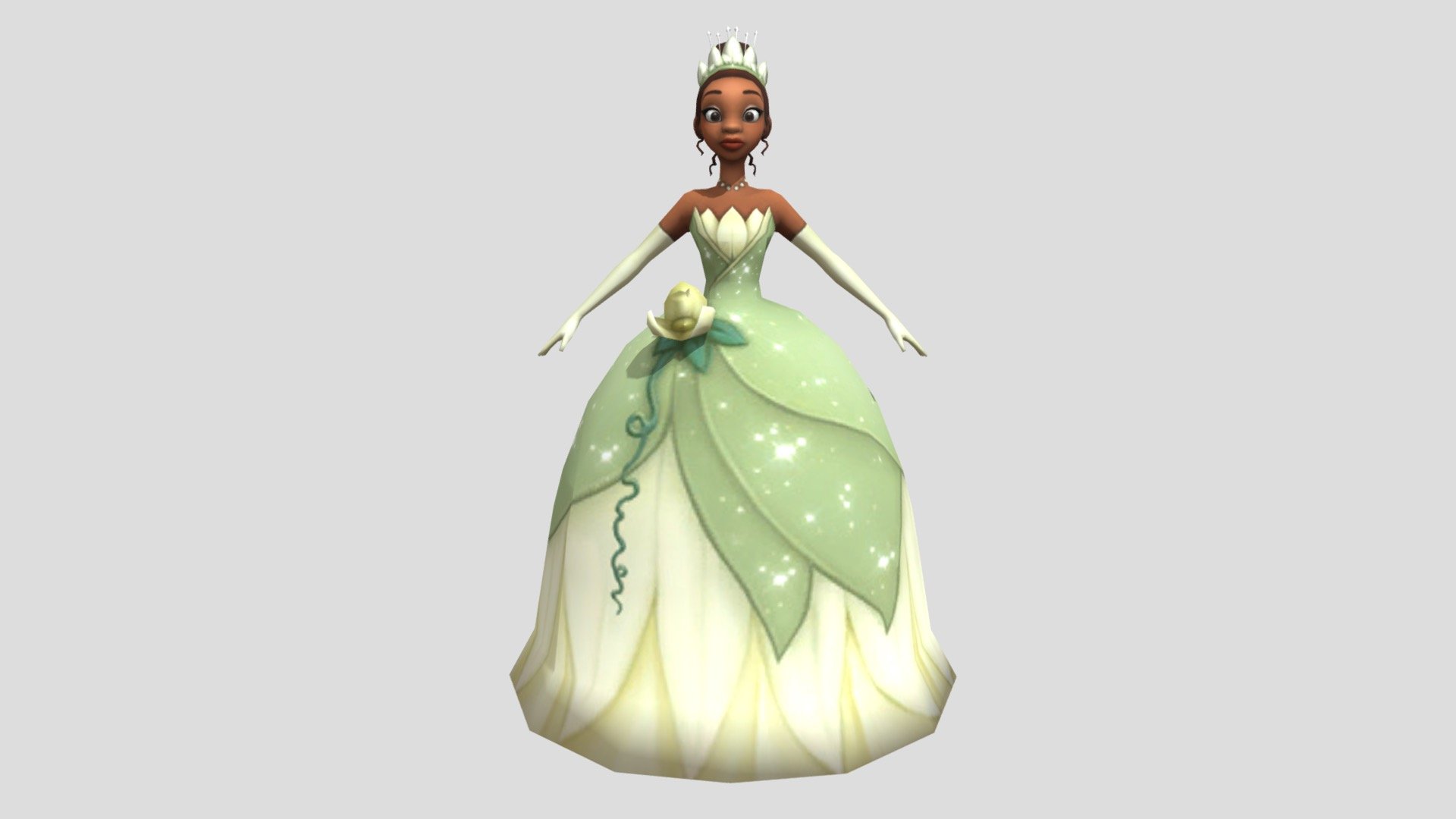 Tiana 3D Model - Download Free 3D model by spongebob.evolution [11fbad9 ...