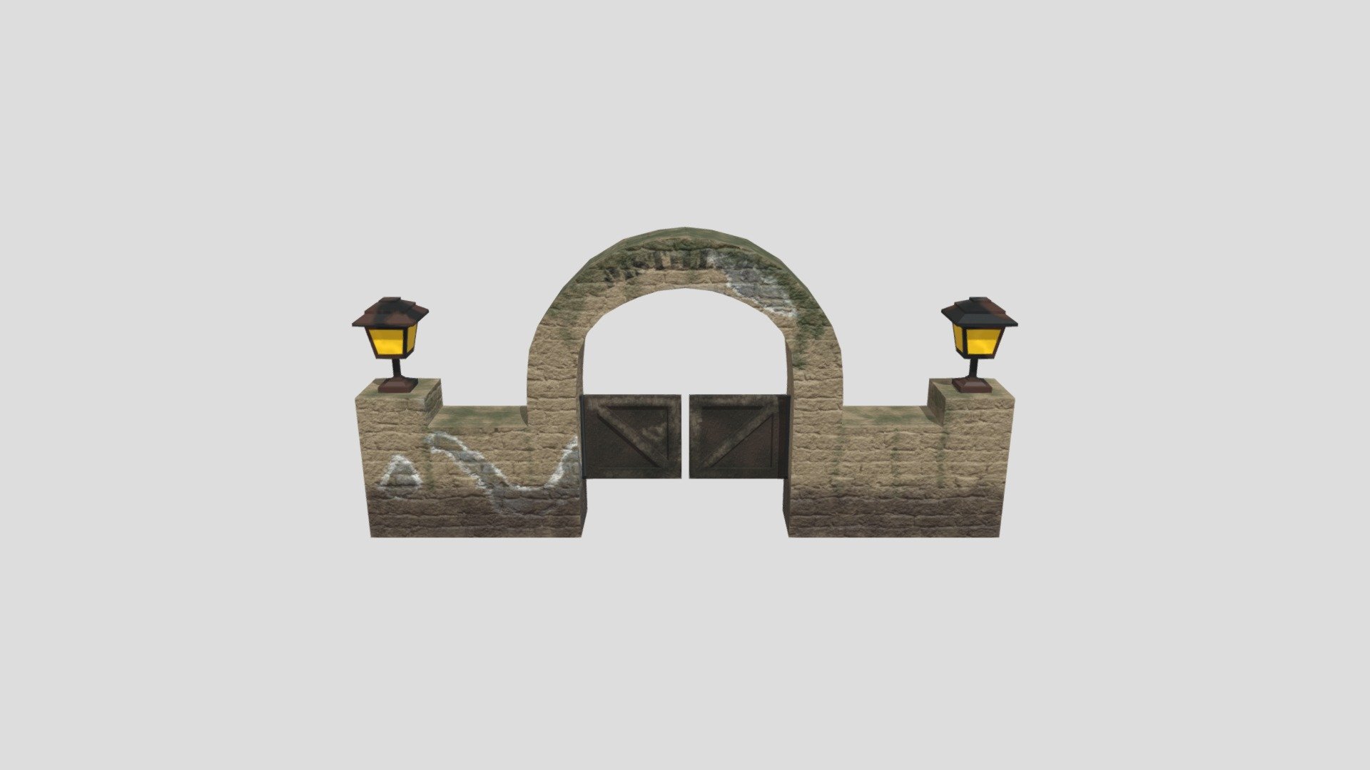 The Gate - Download Free 3D model by KelseyPowell [11fbf77] - Sketchfab