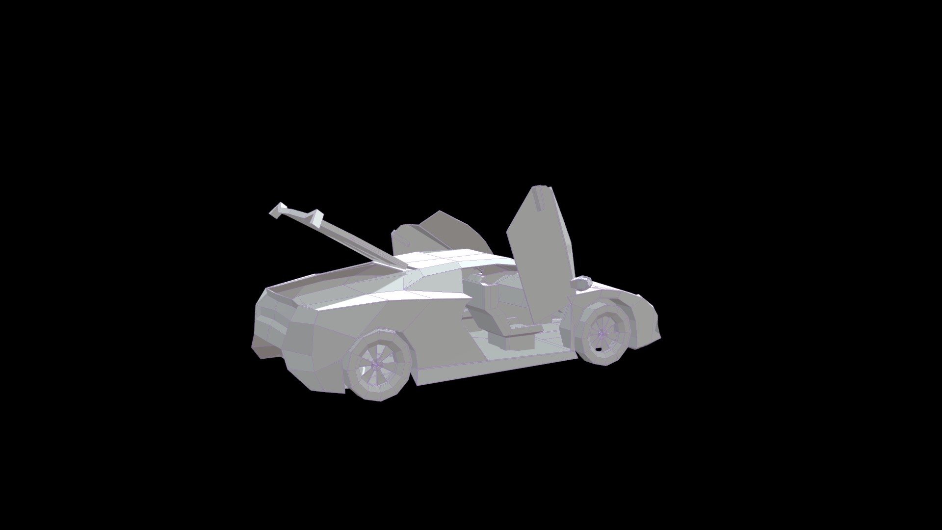 Low Poly lamborghini Aventador - Download Free 3D model by Sam_lynch ...
