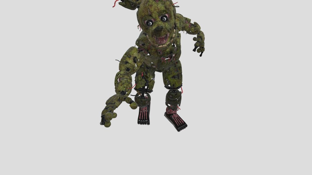 Springtrap - A 3D model collection by TabTab1786 - Sketchfab