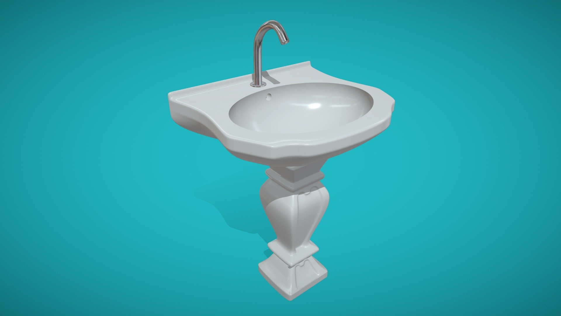 Basin - Download Free 3D model by Najeeb Baloch (@Najeebbaloch ...