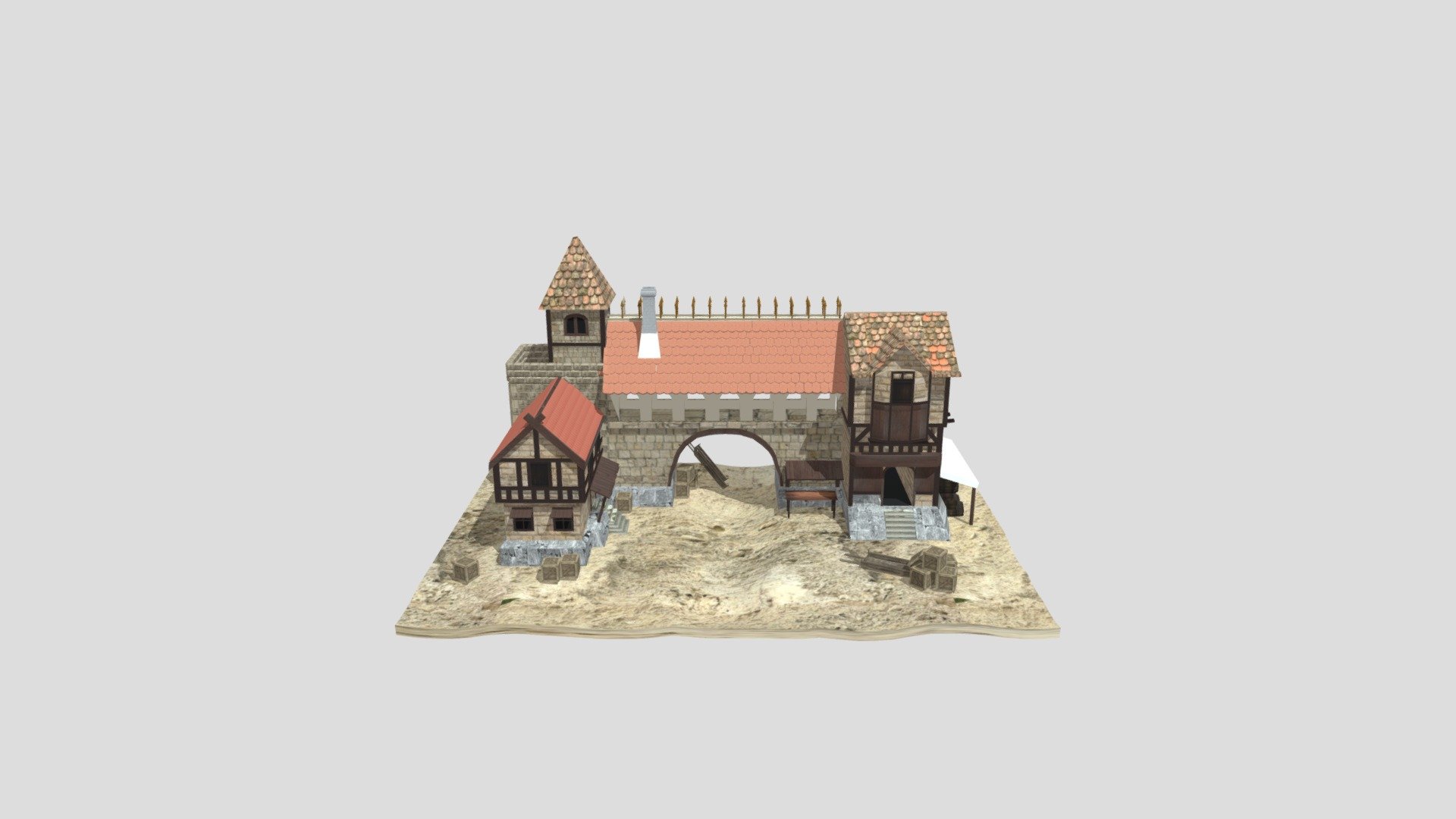 Medieval - 3D model by cachopatricia [11ff59c] - Sketchfab