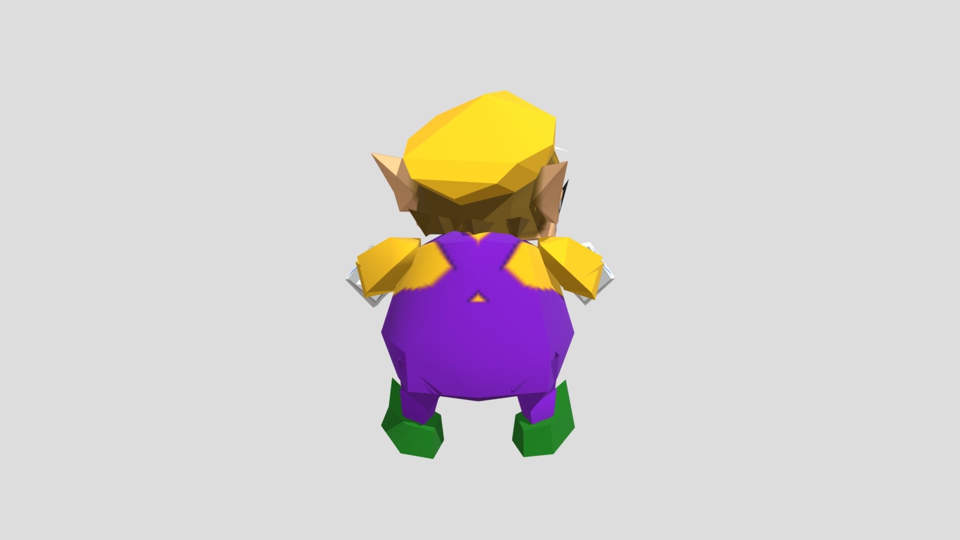 Wario - Download Free 3D model by Jefferyandtanneryt [120125d] - Sketchfab