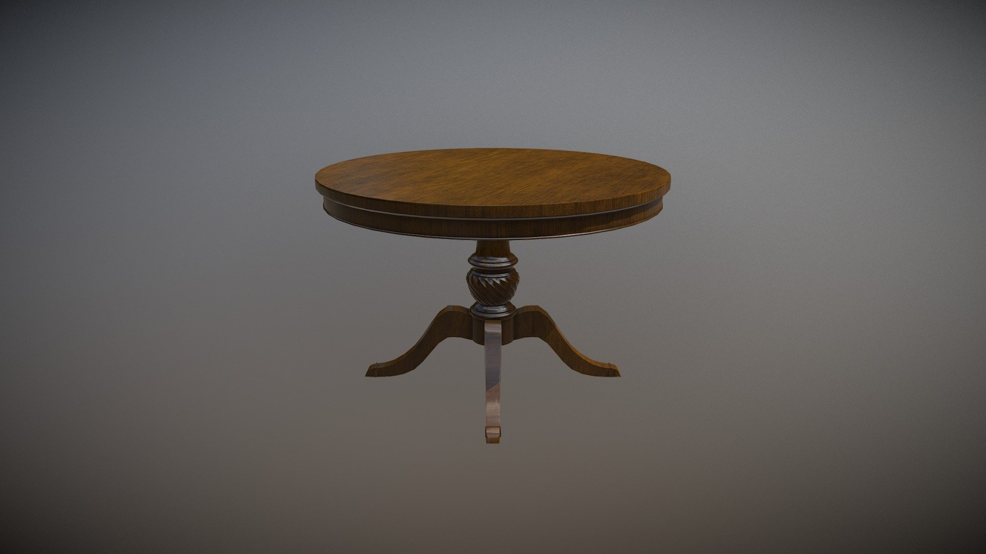 Rounded table - 3D model by Sergio_Madrid [1202451] - Sketchfab