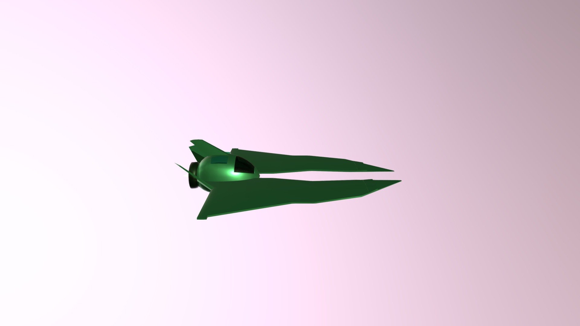 Lowpoly Green Racing Spaceship - Download Free 3D model by Felipe ...
