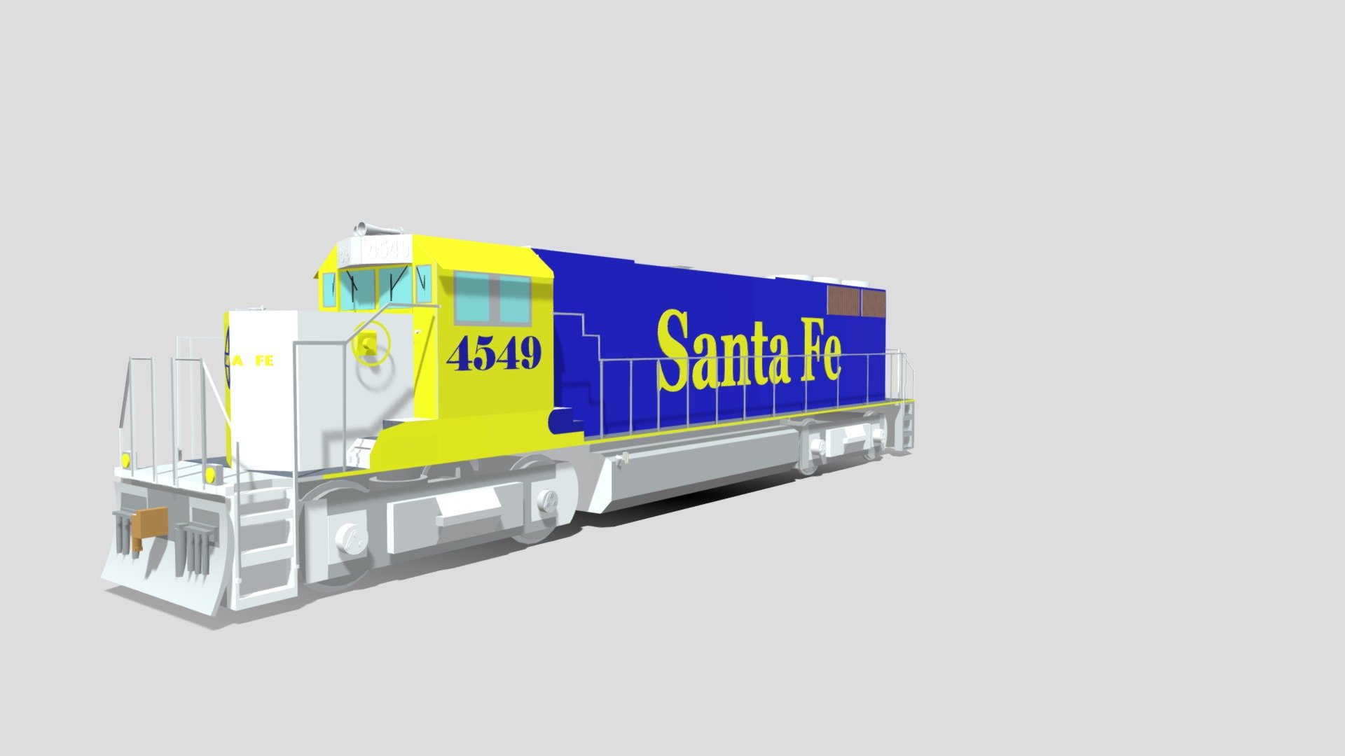 ATSF Locomotive santa fe - Download Free 3D model by zairiq zairiq ...