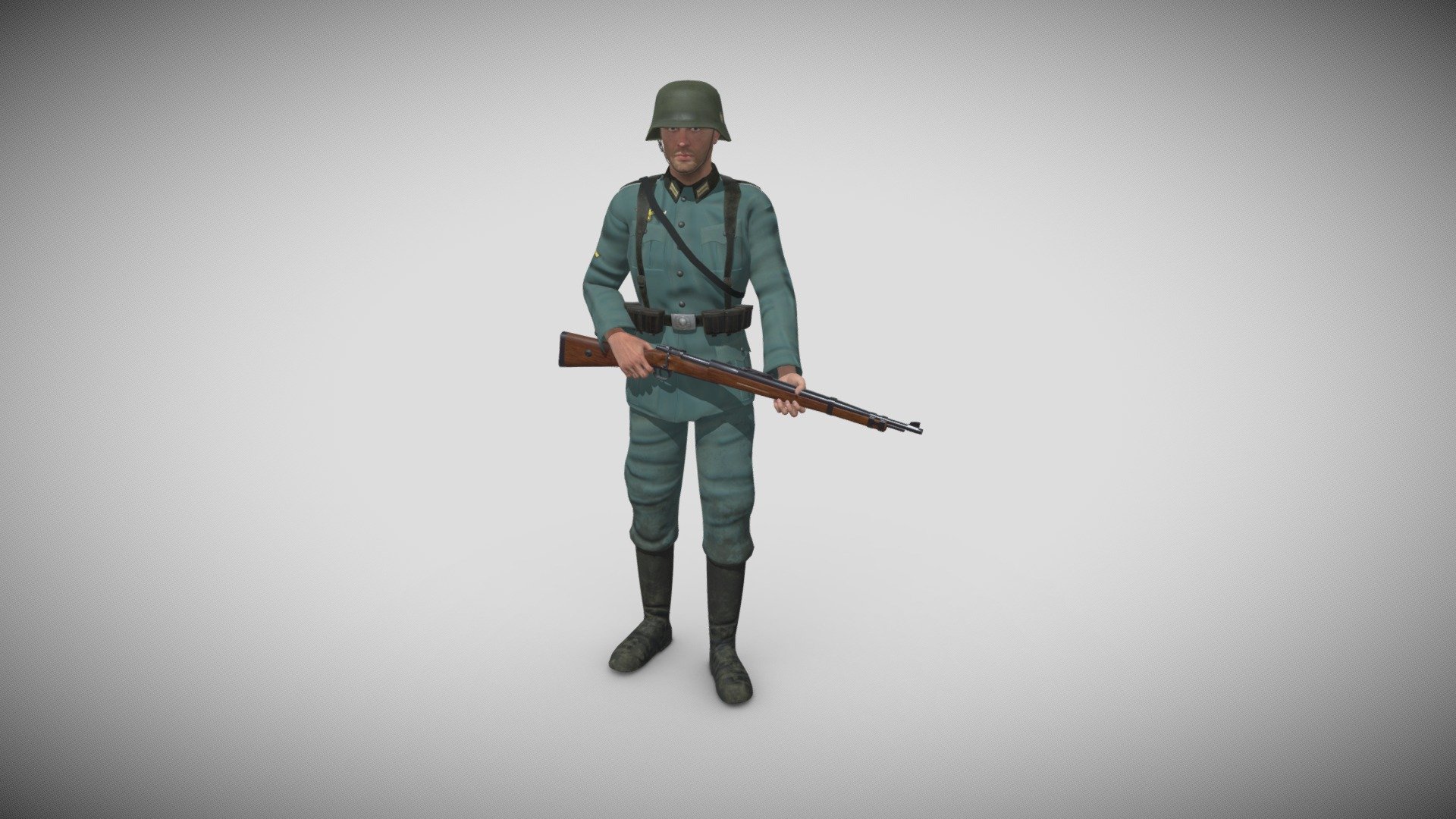 Soldier of the 3rd Marine-Stoßtrupp-Kompanie - 3D model by Museum of ...