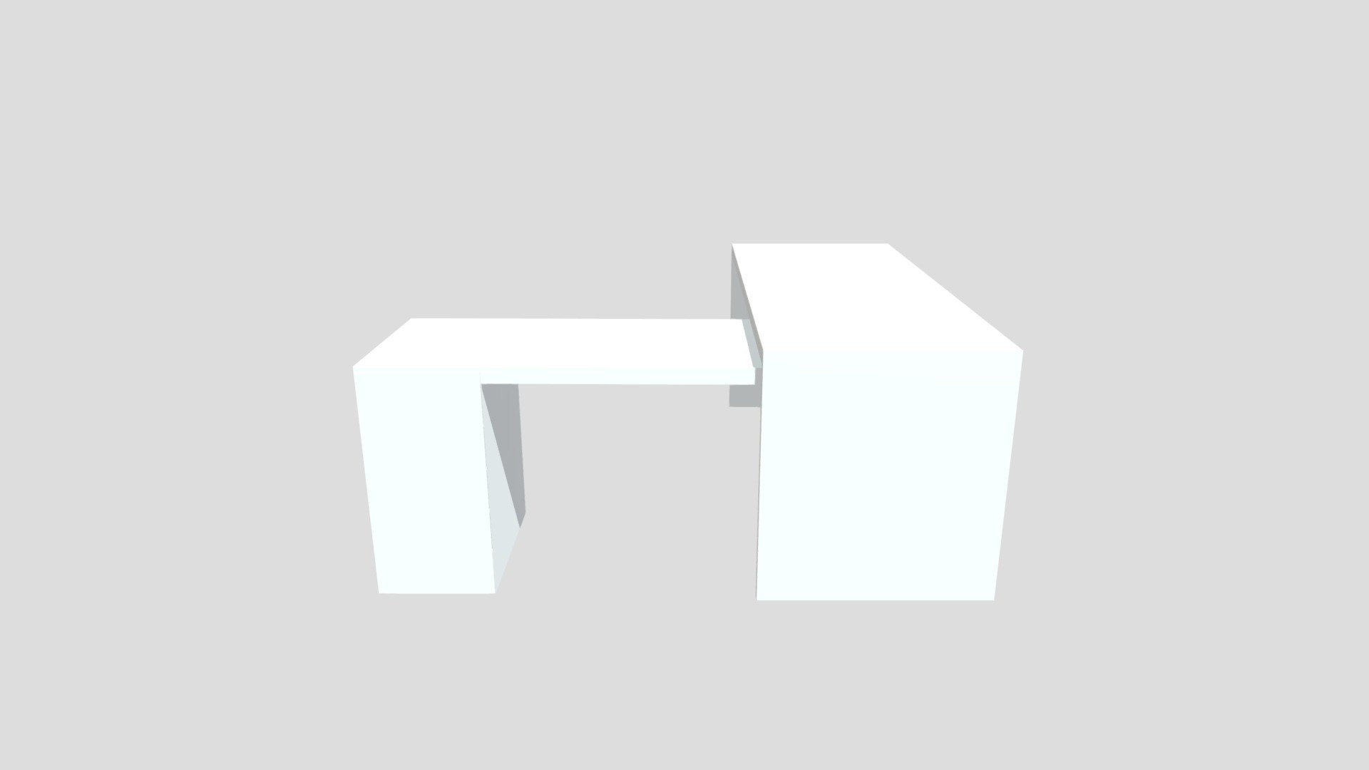 Desk - Download Free 3D model by aito500-e2591e [120435e] - Sketchfab