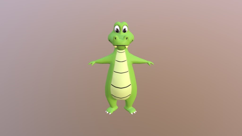 Croco - 3D model by toycantando [1207496] - Sketchfab