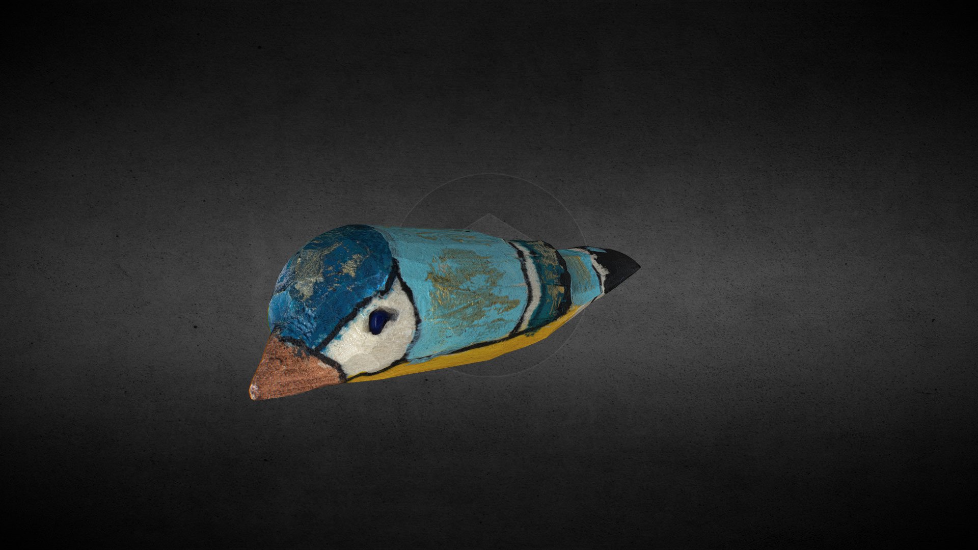 Wooden Painted Bird - Download Free 3D model by Zygomir.Fabricati.Diem ...