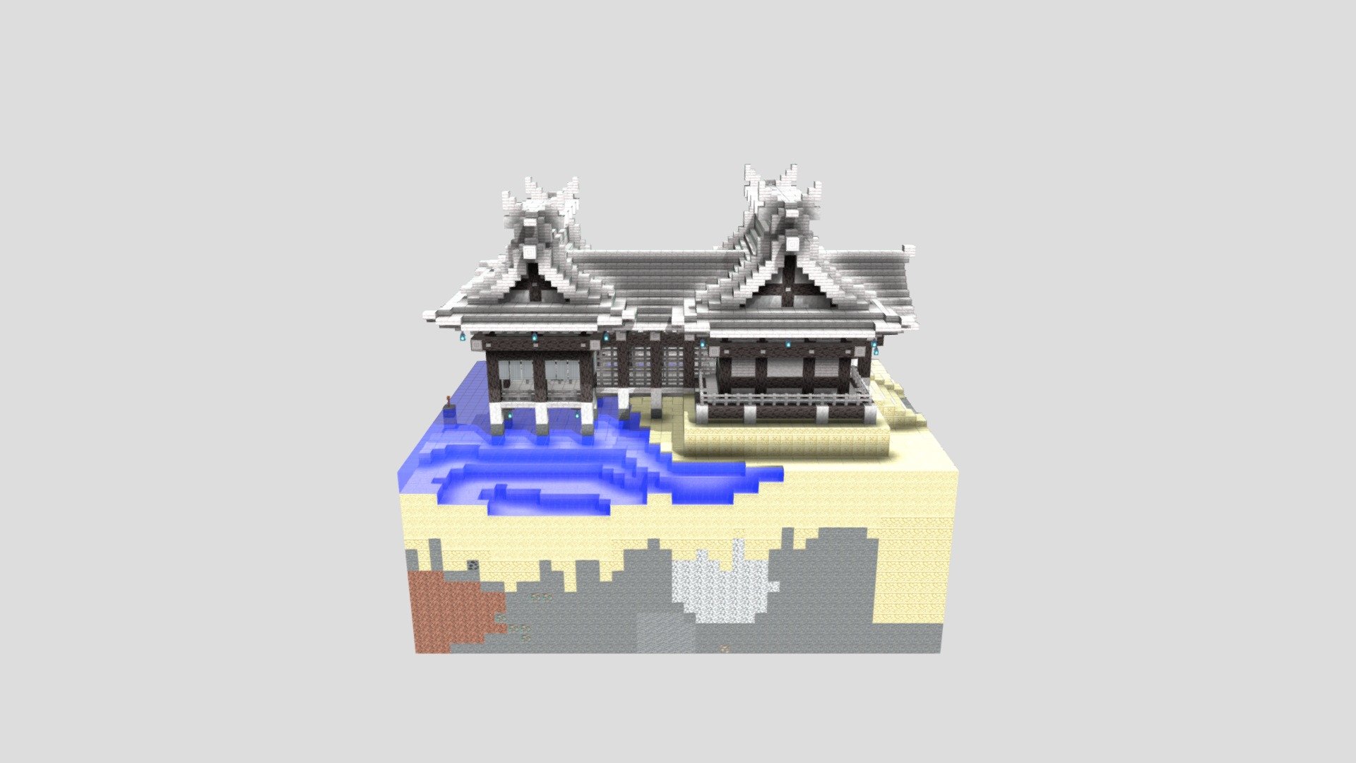 Balanophora8 - White Shinto Shrine - Download Free 3D model by purlynx ...