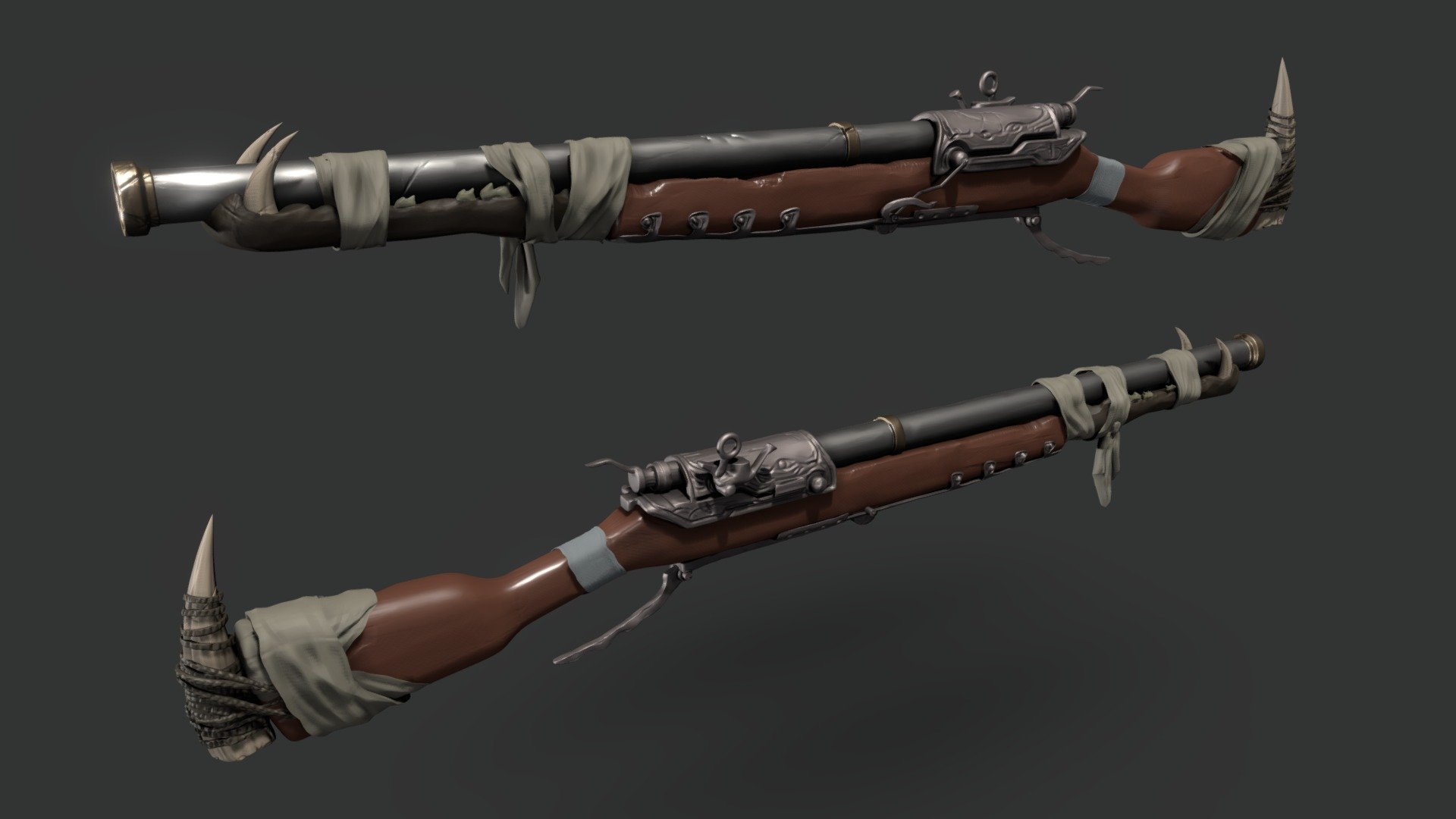Slayer's Gun - 3D model by cer_e [120b0d0] - Sketchfab