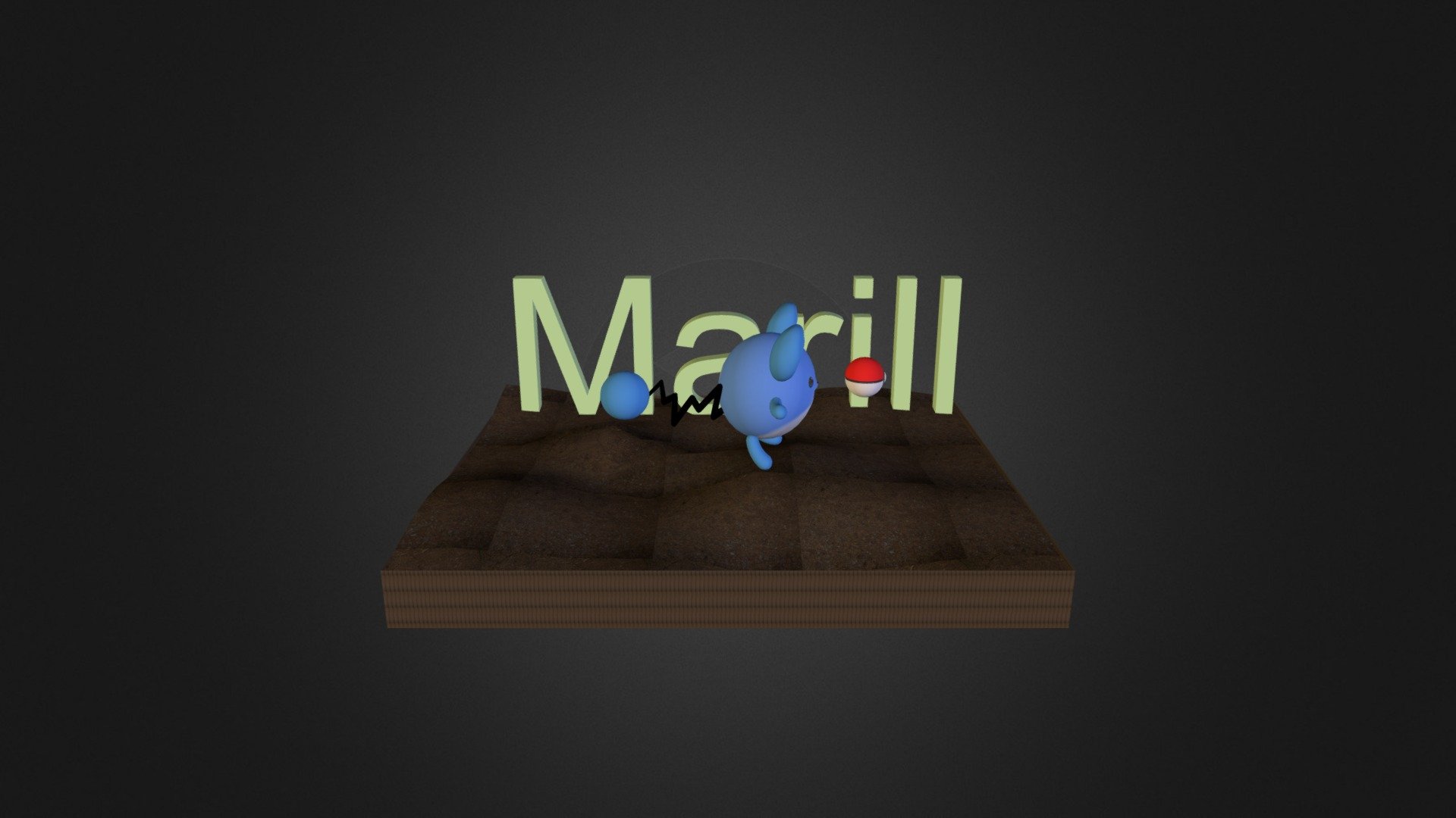 Marill 3D - 3D model by salocarrillo [120b21f] - Sketchfab