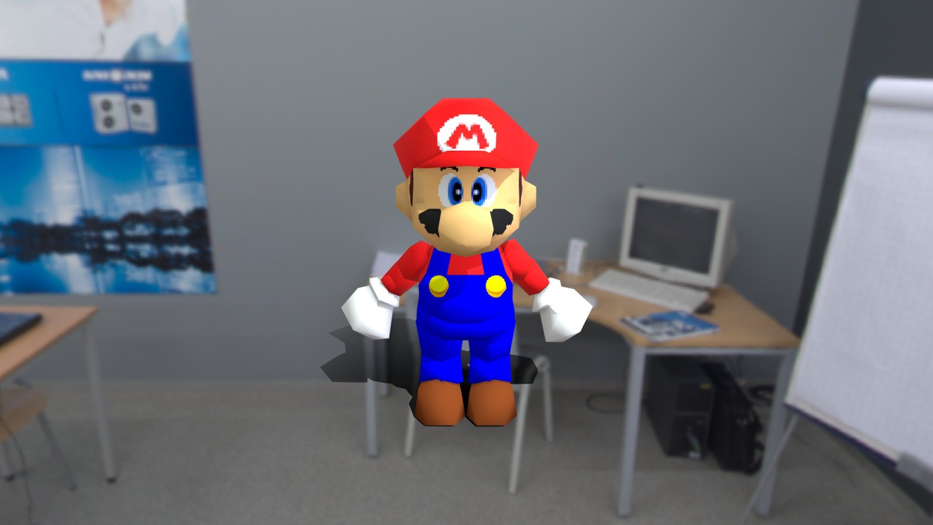 SM64 Mario - Download Free 3D model by Mr. Snark (@Mr-Snark) [120b73c] - Sketchfab