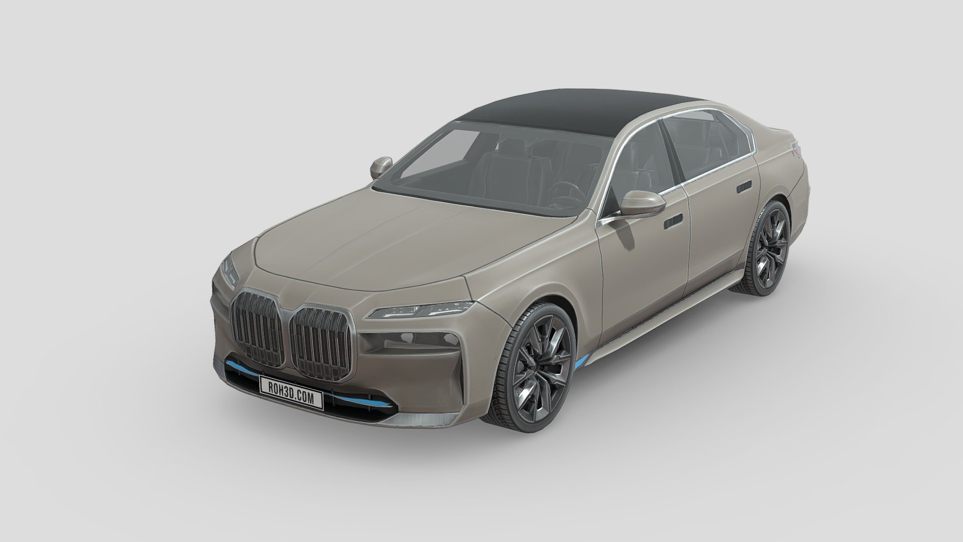 Low Poly Cars - BMW i7 2023 - Buy Royalty Free 3D model by ROH3D [120badd] - Sketchfab Store