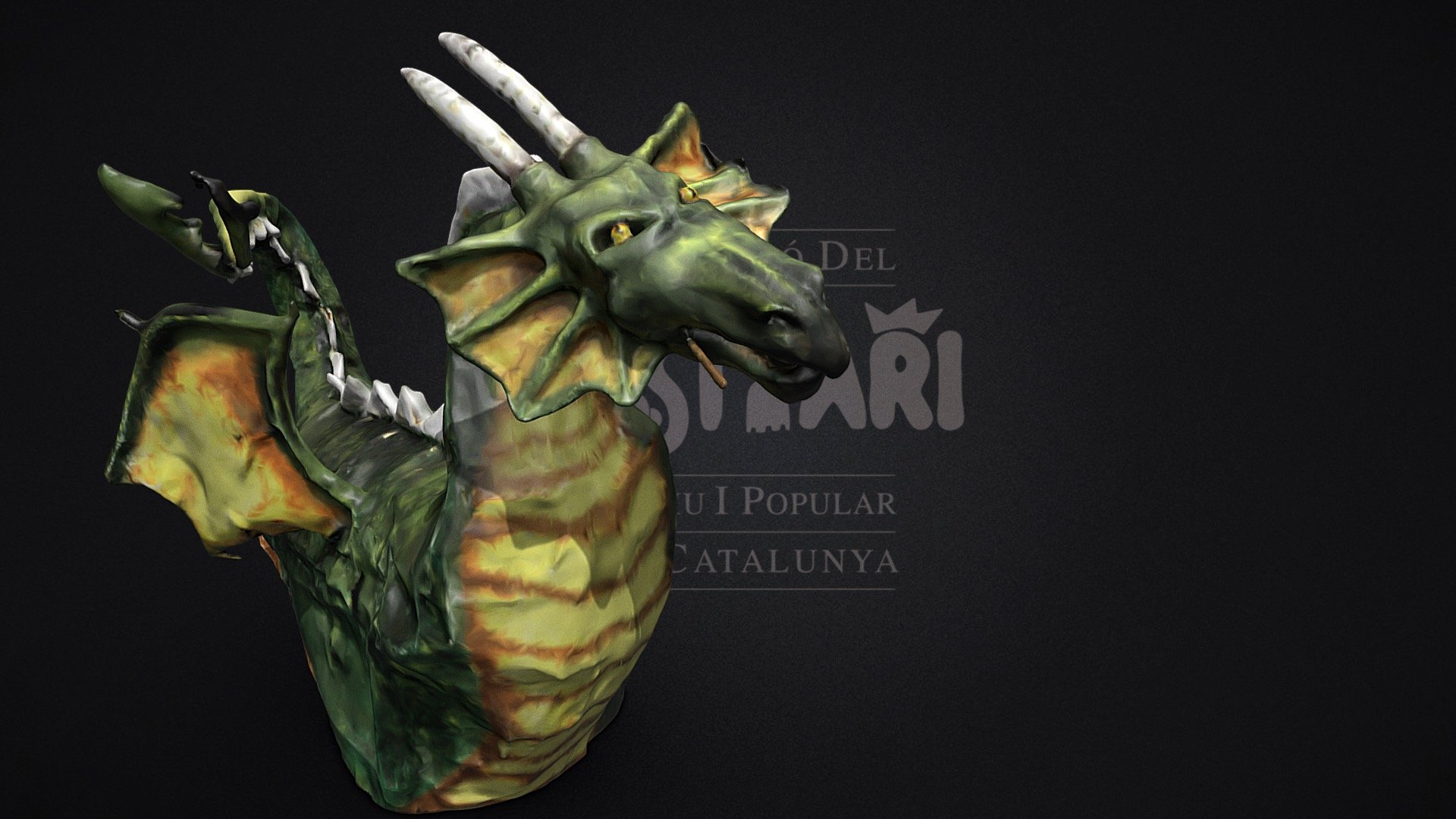 Víbria Ciril·la - 3D model by Agrupació del Bestiari Festiu i Popular ...