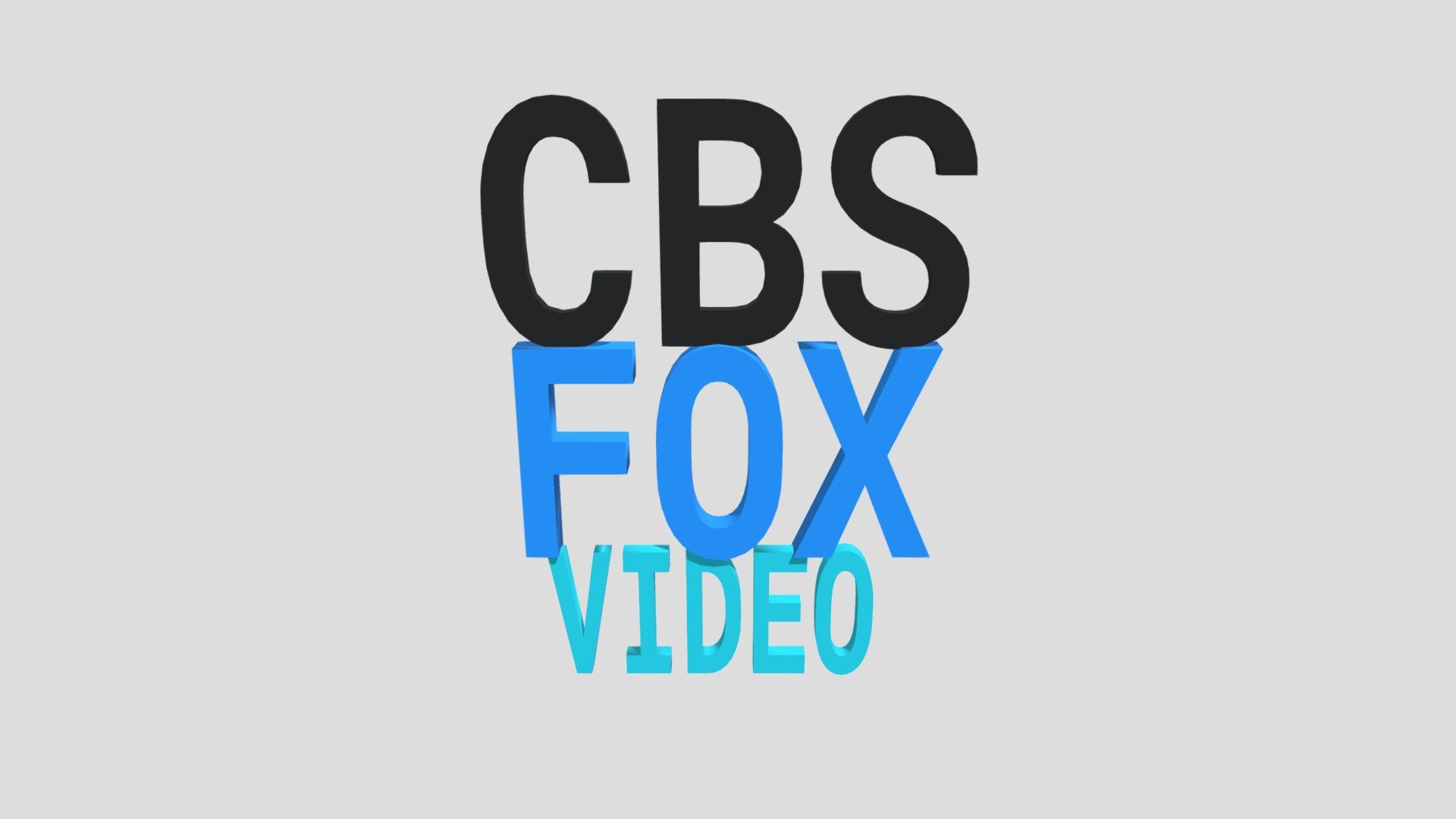 CBS 👁️FOX 🦊 VIDEO 📼 - 3D model by DisneyPixarFan2023 [120ead8] - Sketchfab