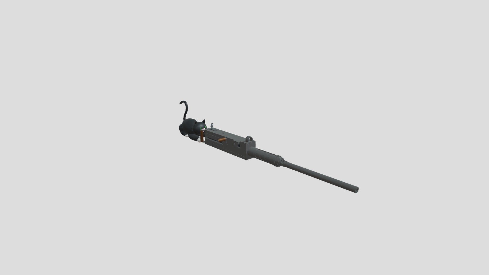 50 cal Cat - Download Free 3D model by Awesome Ploy 3D (@AwesomePoly3D ...