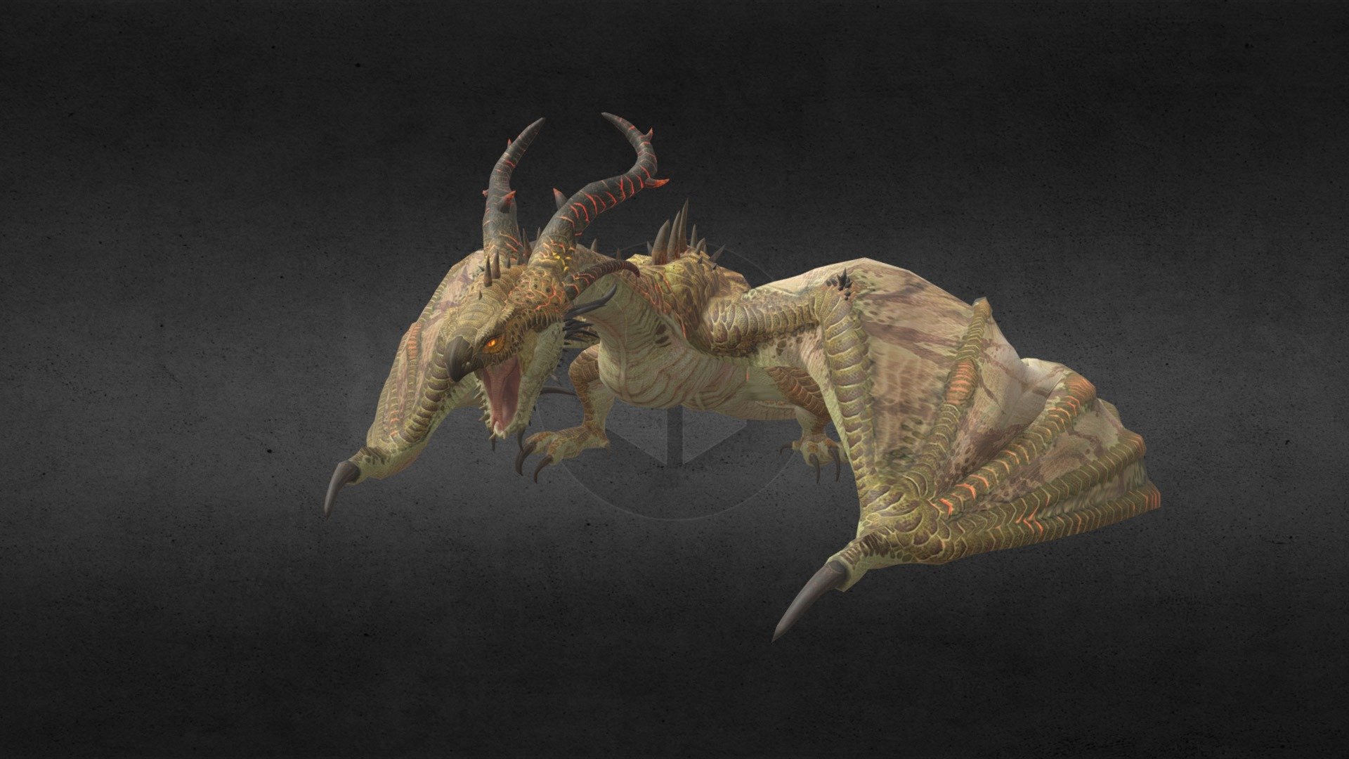 Wyvern - 3D model by Ndra (@andrae.irawan) [12130a6] - Sketchfab