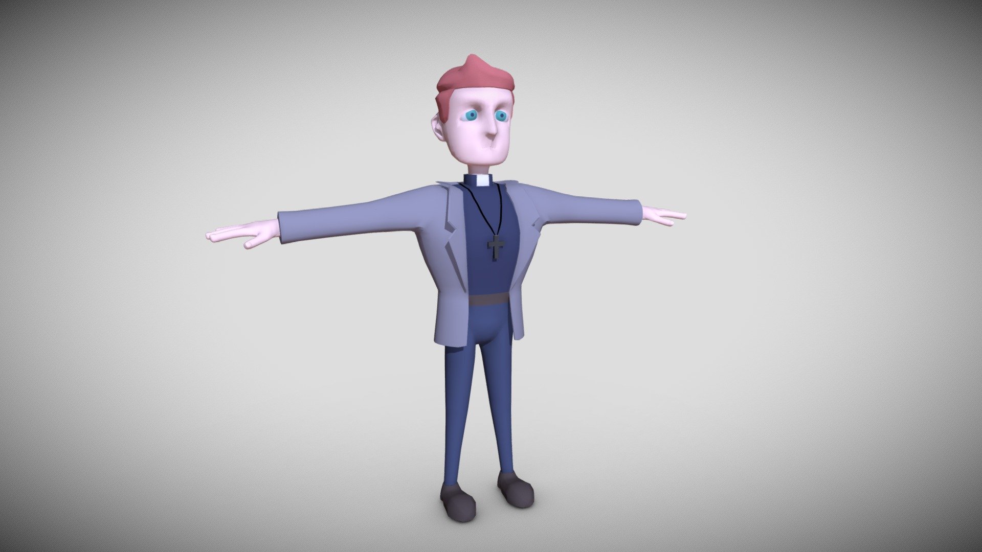 Priest (game character) - 3D model by tomaswass [1216296] - Sketchfab