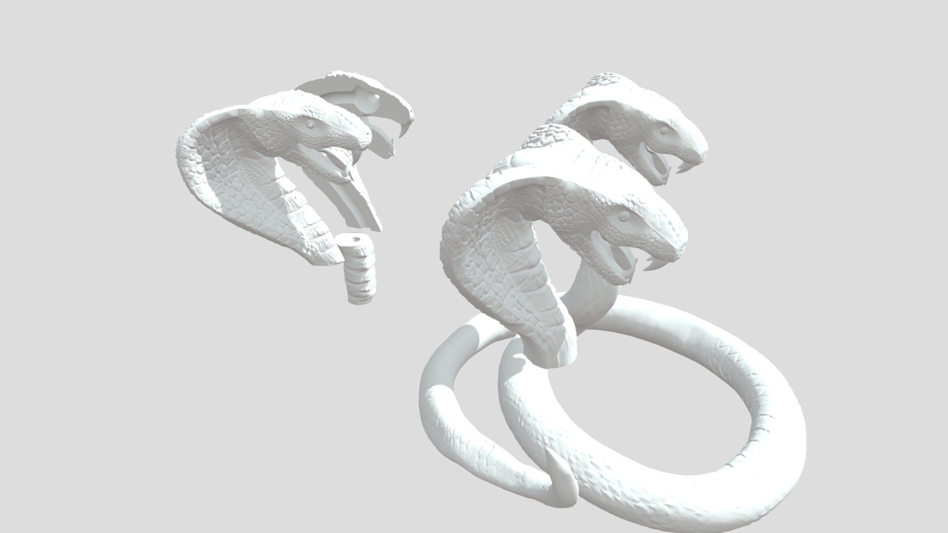 cobra - cane handle - Buy Royalty Free 3D model by spartankaKst ...