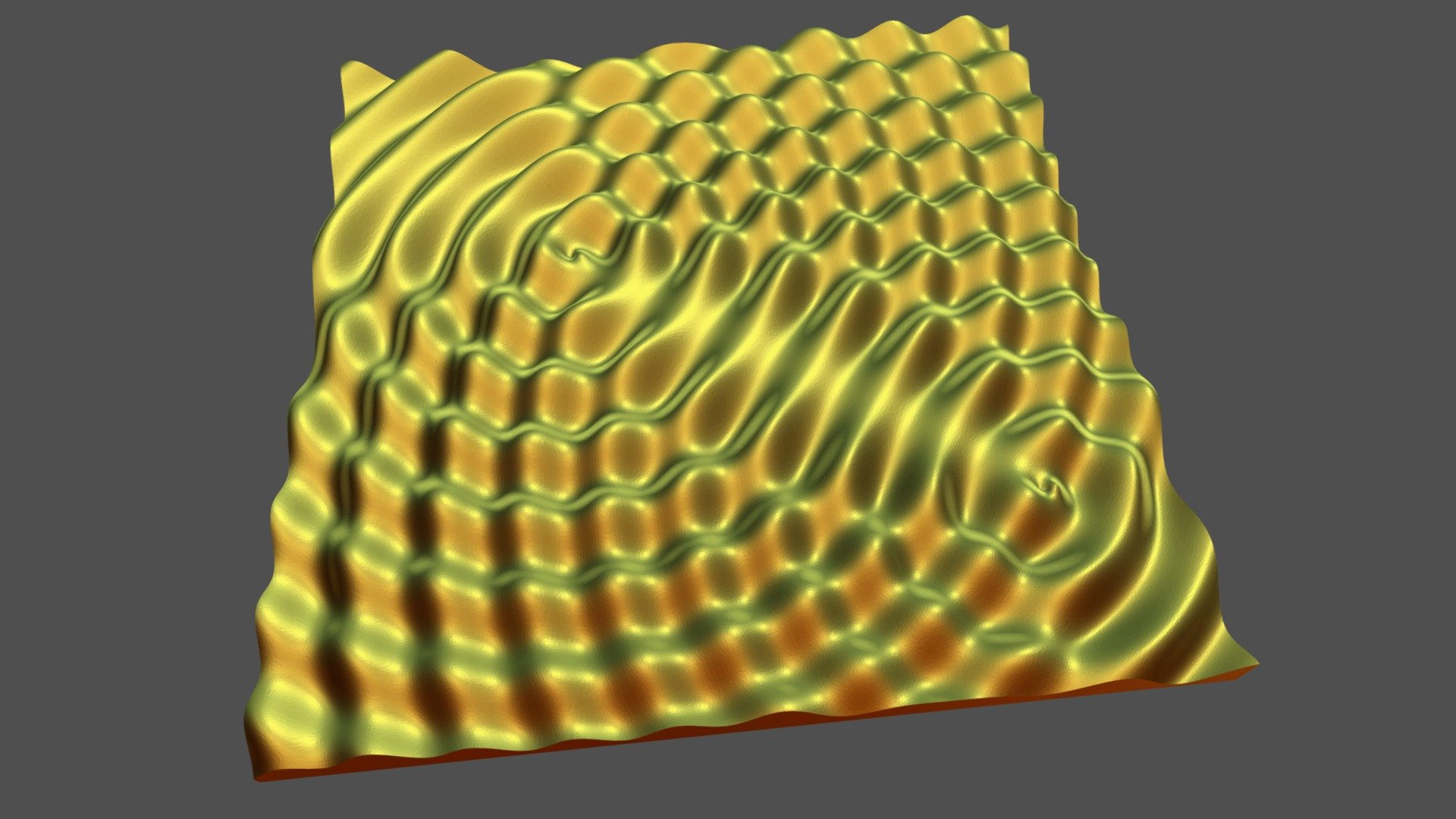 3D Printable Generative Texture Art Tile 03 - Download Free 3D model by ...