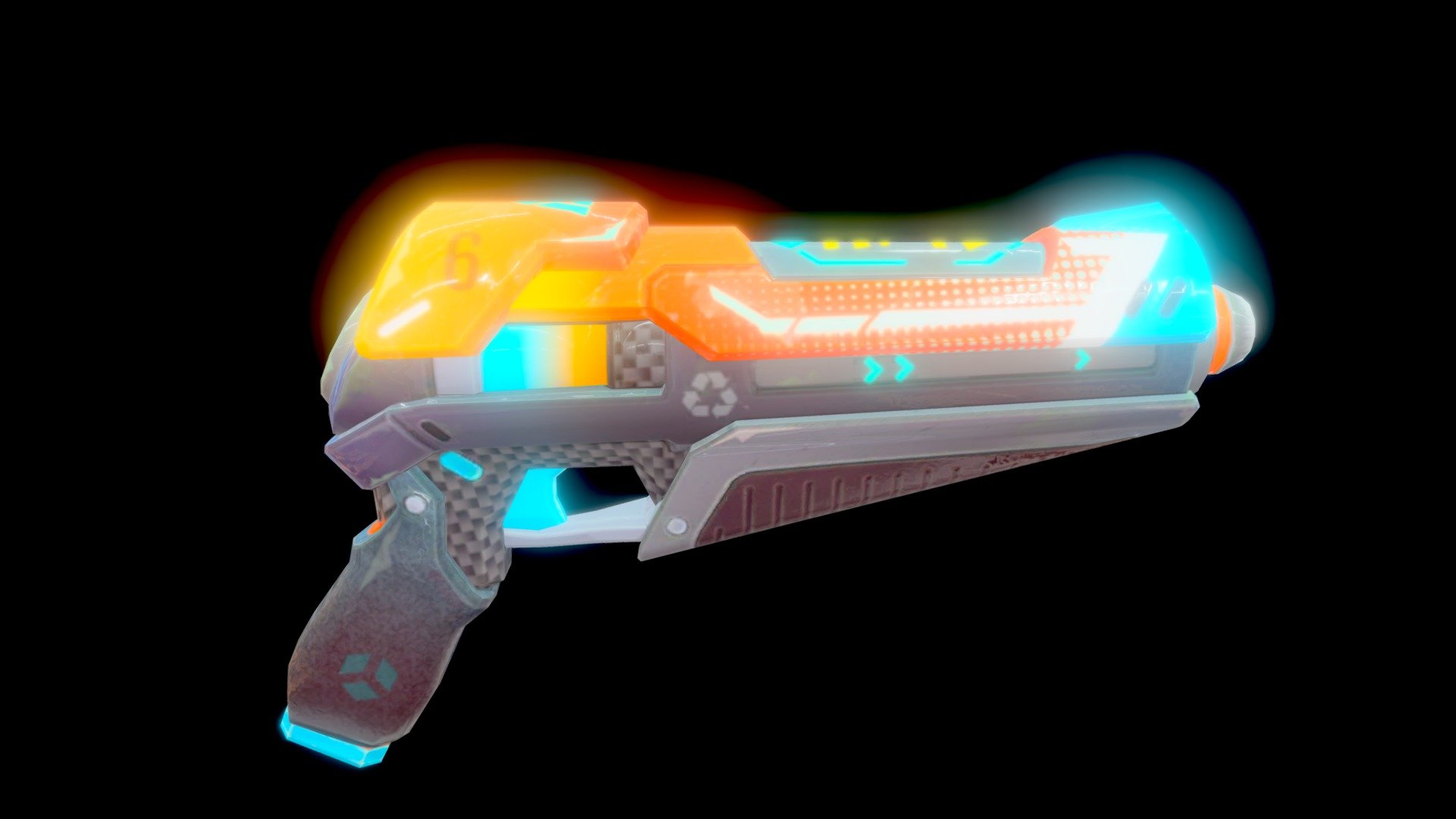 Pistole Gun - Buy Royalty Free 3D model by Luna Studio (@StudioLuna ...