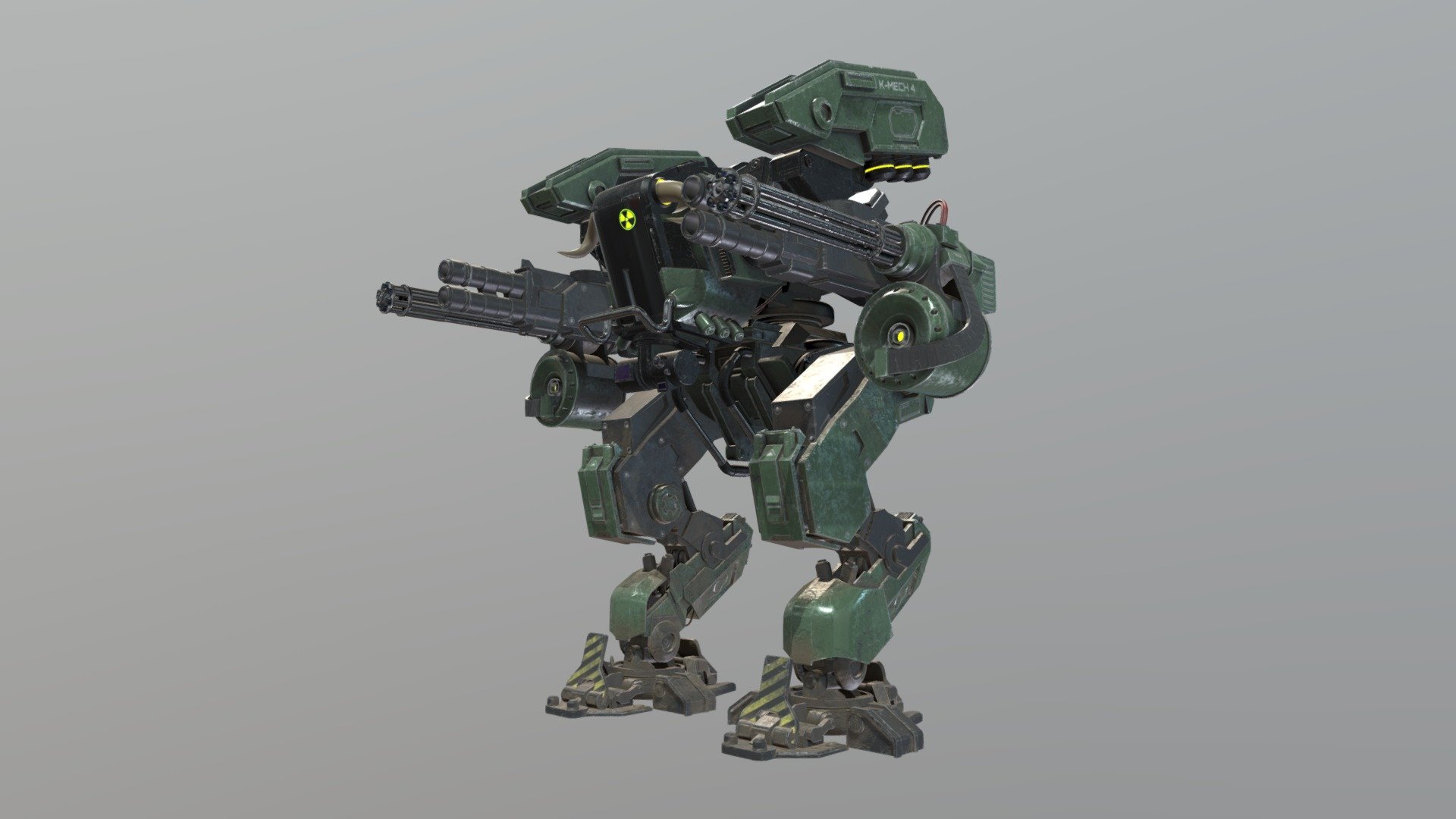Mech - 3D model by Nikolai Grin (@kolyagrin) [1219f54] - Sketchfab