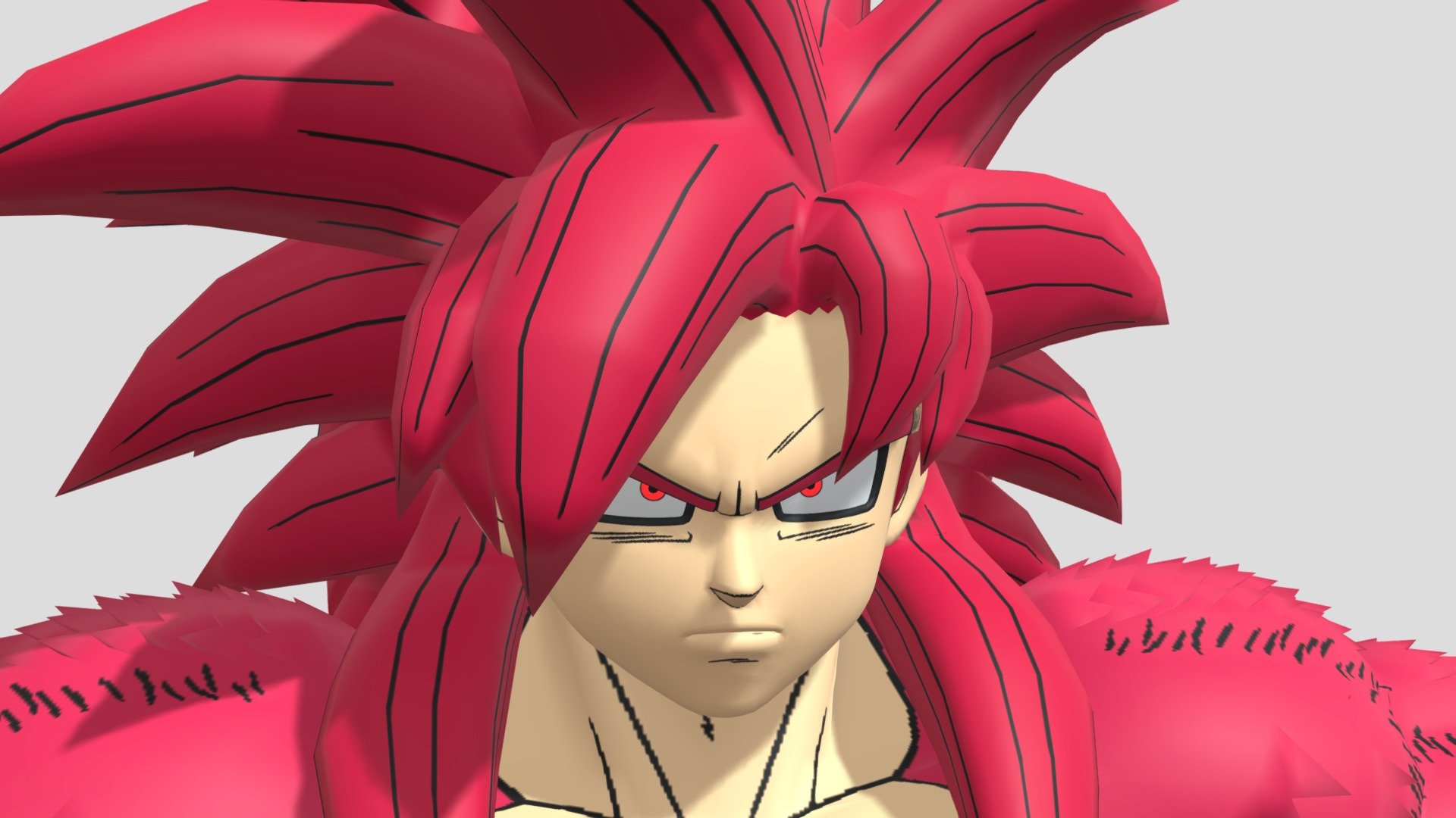 DBXV2 Ssj4 Goku Daima - Download Free 3D model by 20062020year [121aa18] - Sketchfab