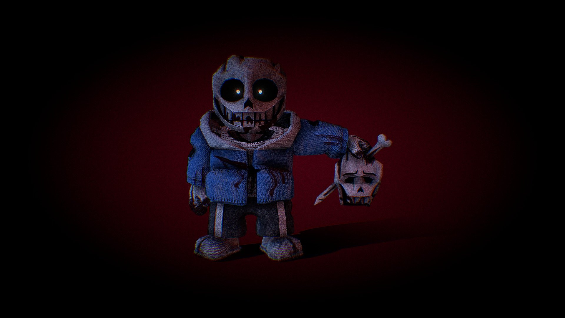 [UNDERTALE: Insanity] - Insanity Sans - 3D model by funkybunnyoffical ...