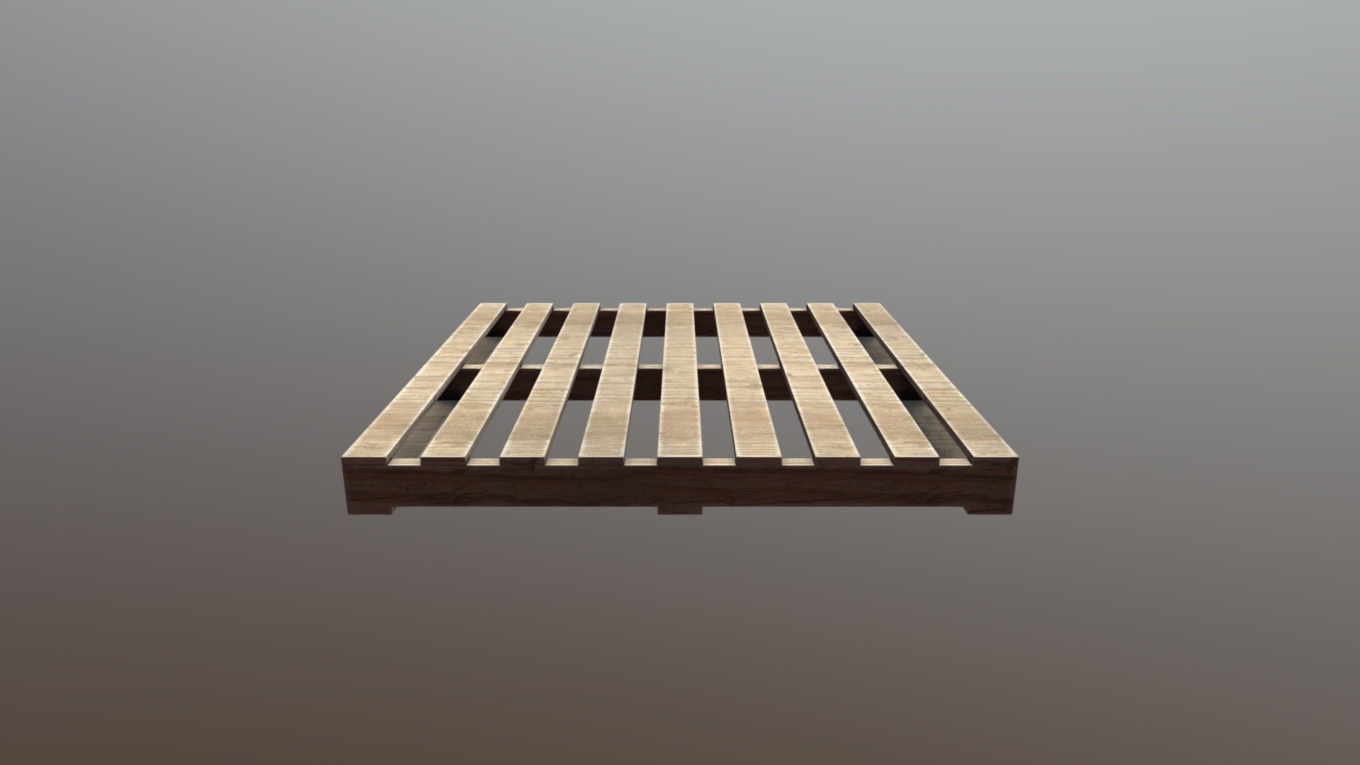 Simple Wooden Pallet - Download Free 3D model by Ahmed Ishaq Alizai ...