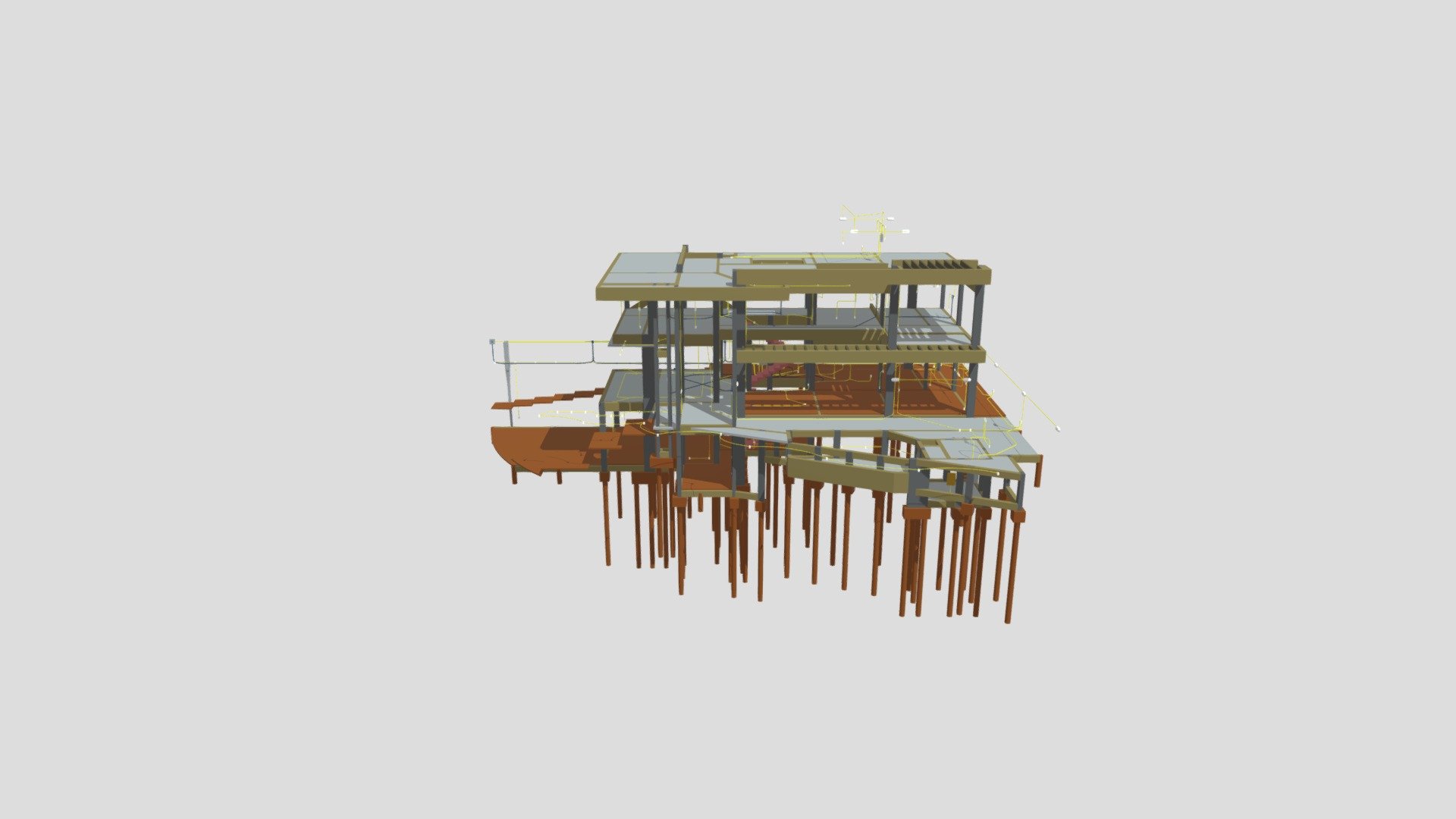 Instalação Elétrica - Wander - 3D model by RAFTER ENGENHARIA (@lucasds ...