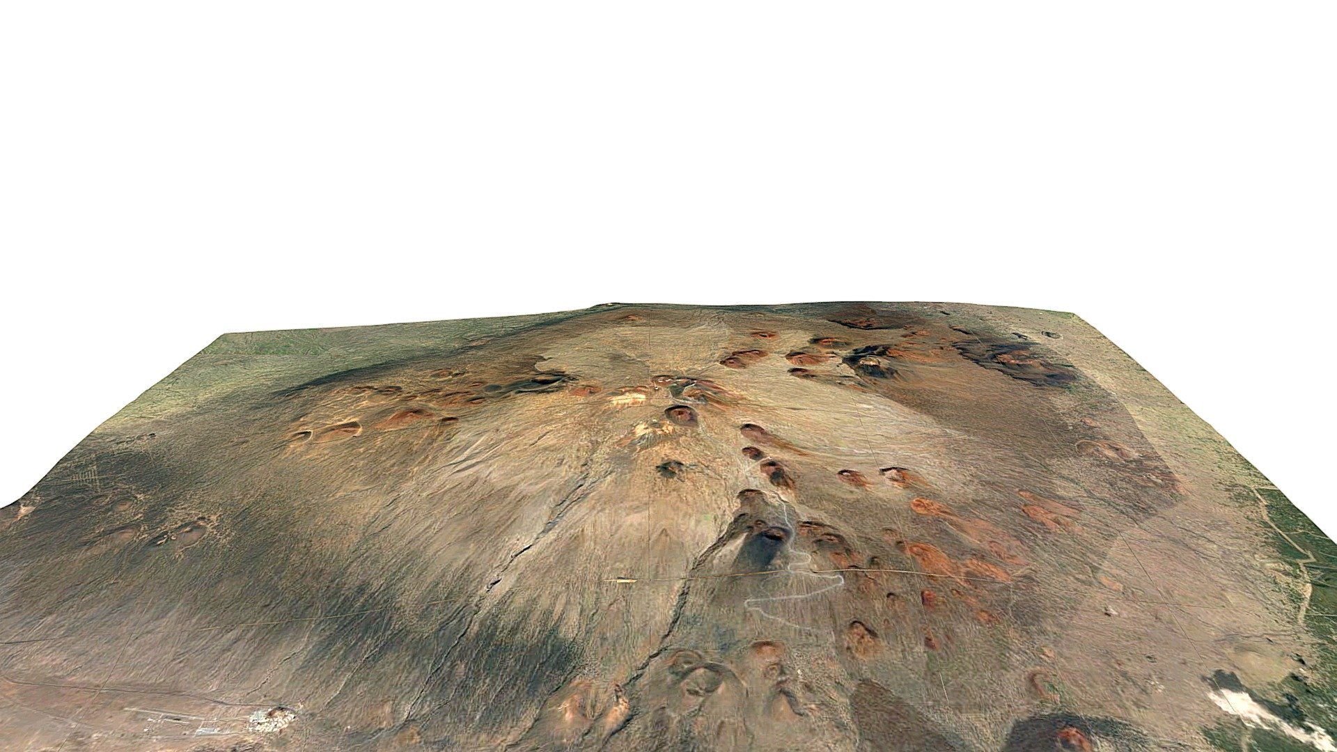 Mauna Kea volcano, Hawaii island, terrain - 3D model by SENSIET ...