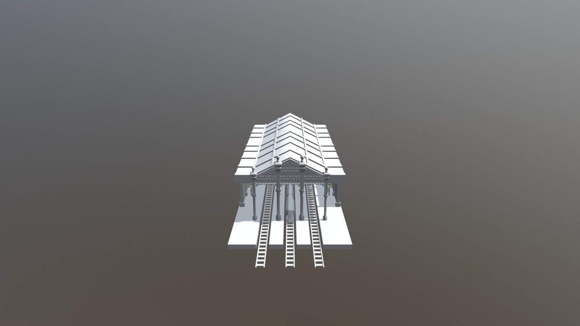 Train Station - 3D model by marcorc96 [121e884] - Sketchfab