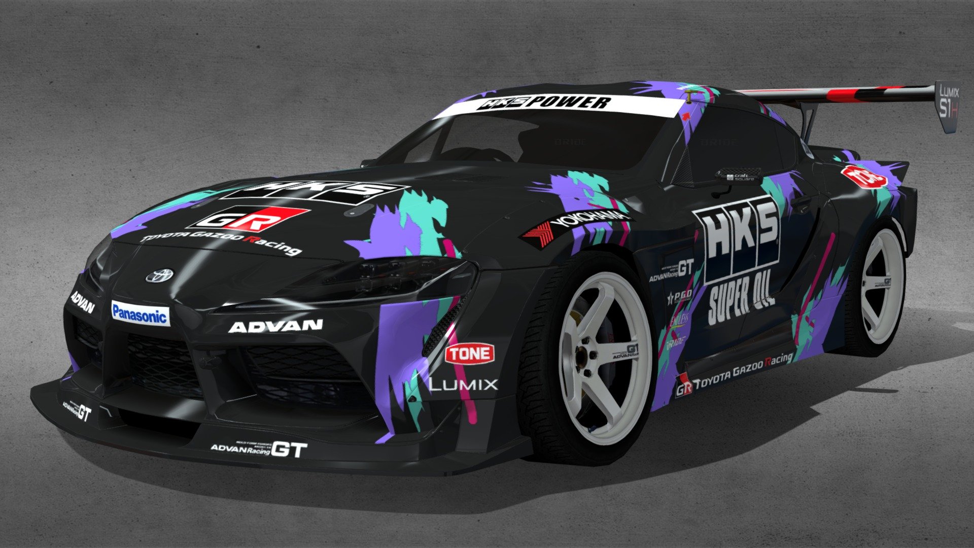 2019 Toyota GR Supra Drift by HKS - Download Free 3D model by SIU Car ...